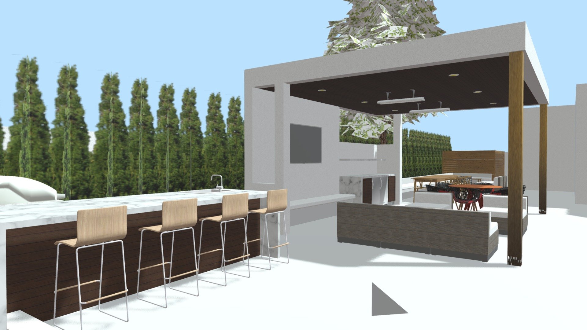 Aspen BBQ and Patio - 3D model by M Design Studio (@M.Design.Studio ...