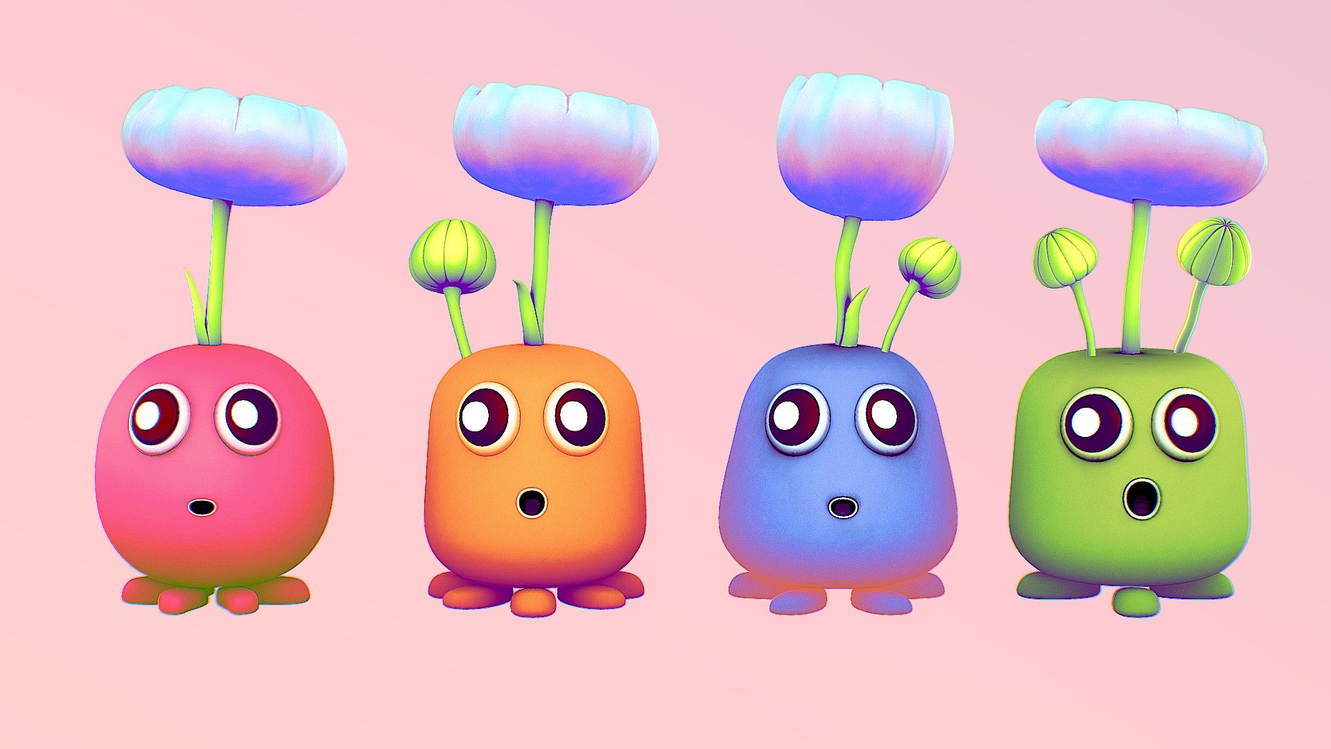 Flowers - 3D model by Korneev Nikita Kirillovich (@nikitakorneev89 ...