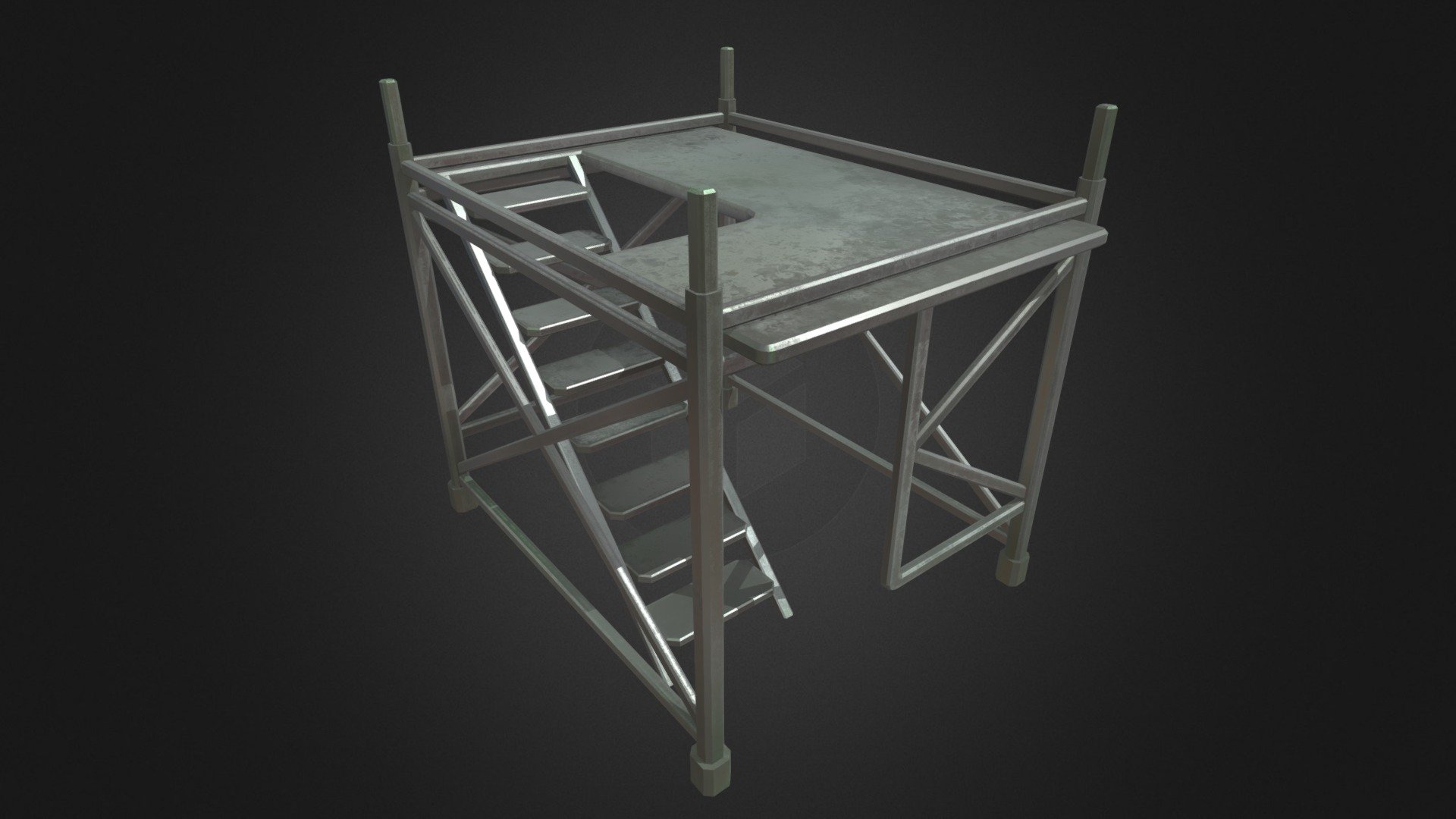 Scaffold Game Asset - Download Free 3D model by NormerSE [04a0f88 ...