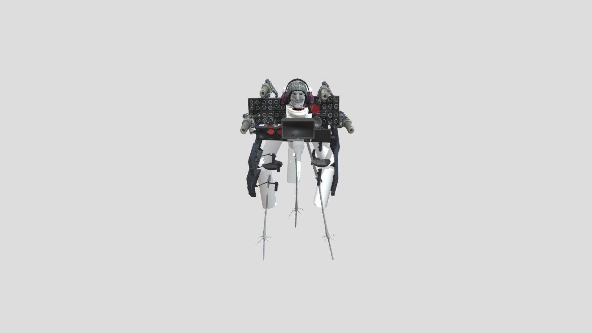Dj Skibidi V3 or v2 idk - Download Free 3D model by ASP ...