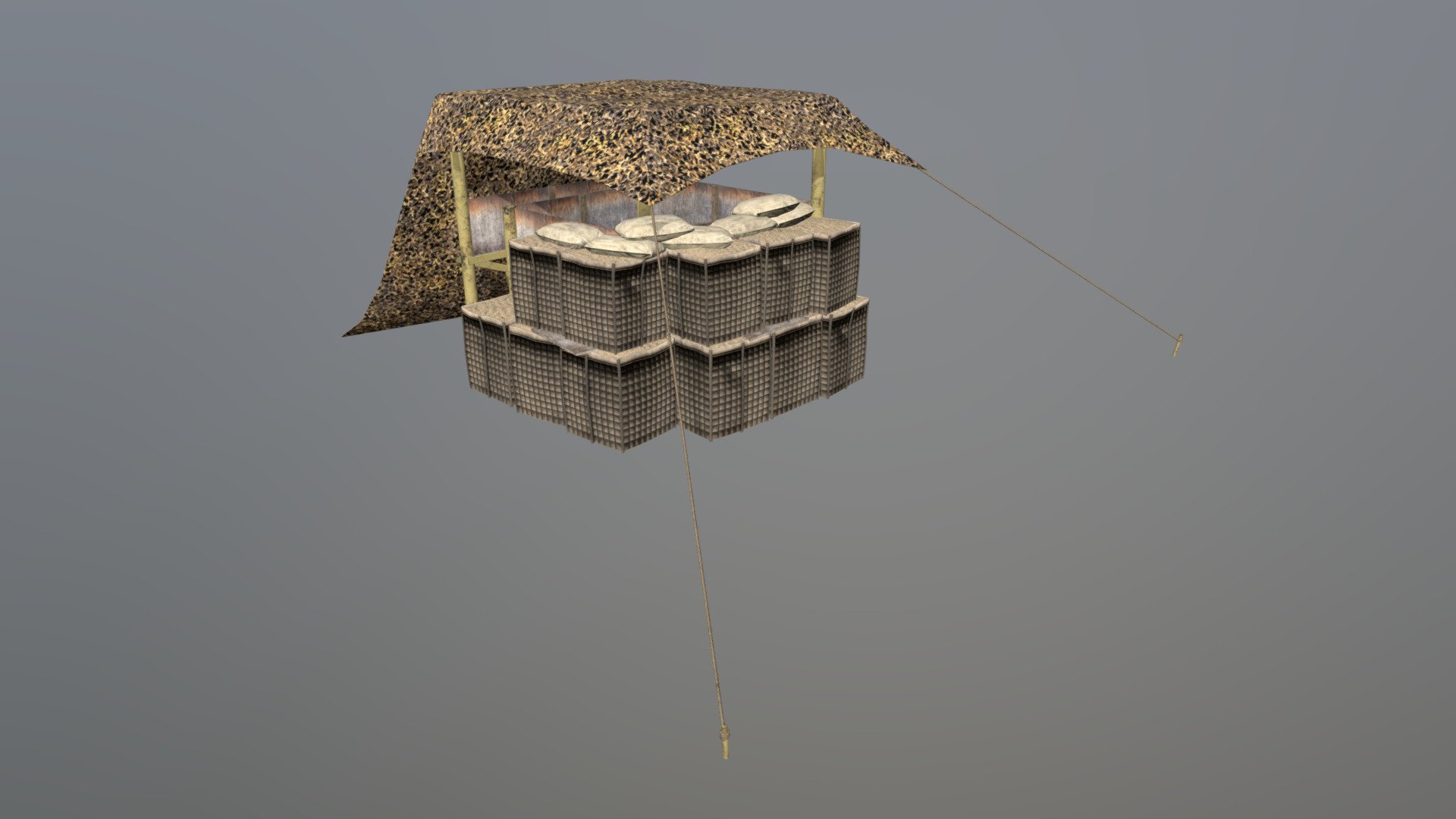Low Poly Military Outpost Pack - Buy Royalty Free 3D model by ...