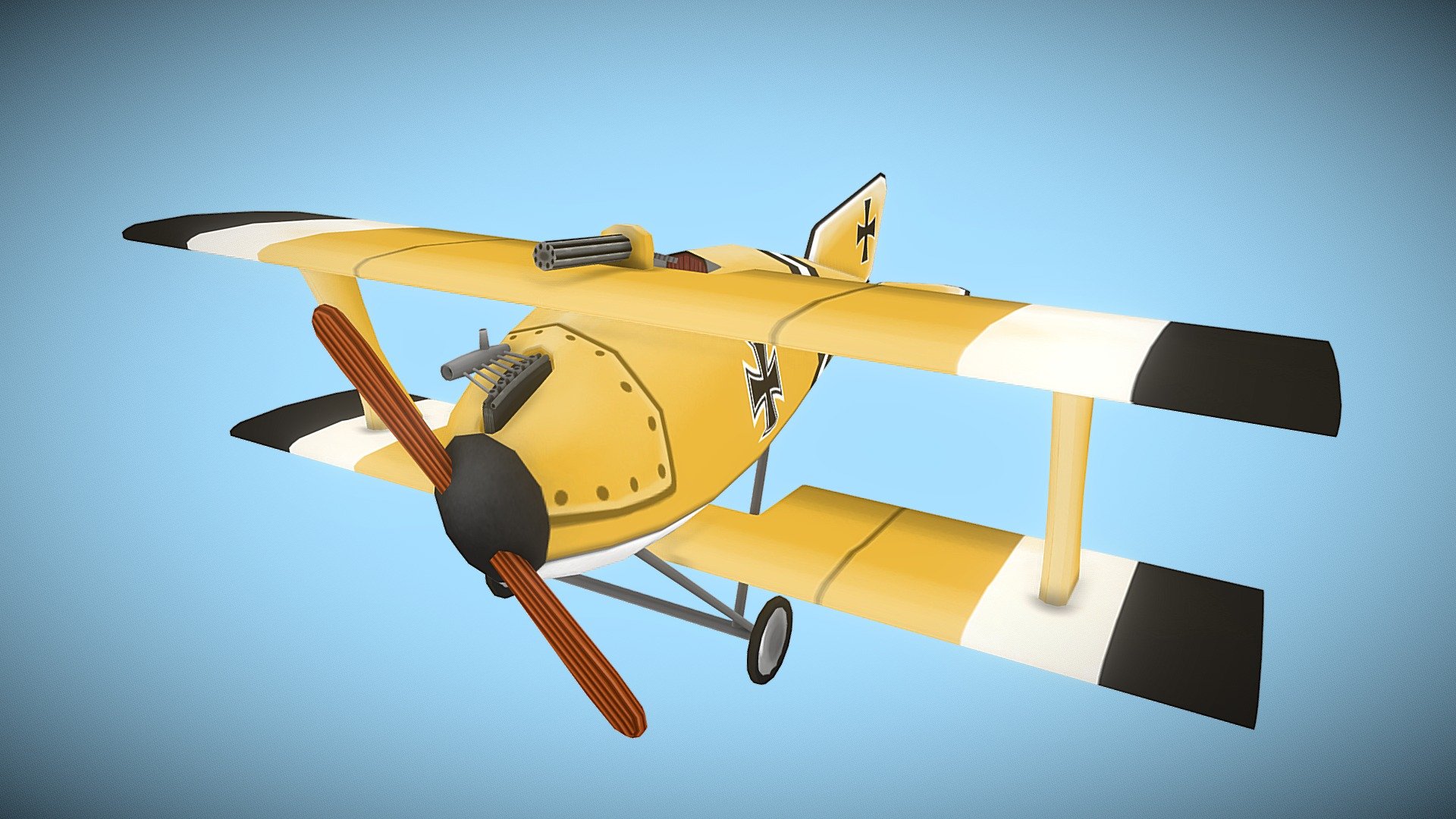 The Flying Circus - Roland C.II - 3D model by DennisVanMalderen ...