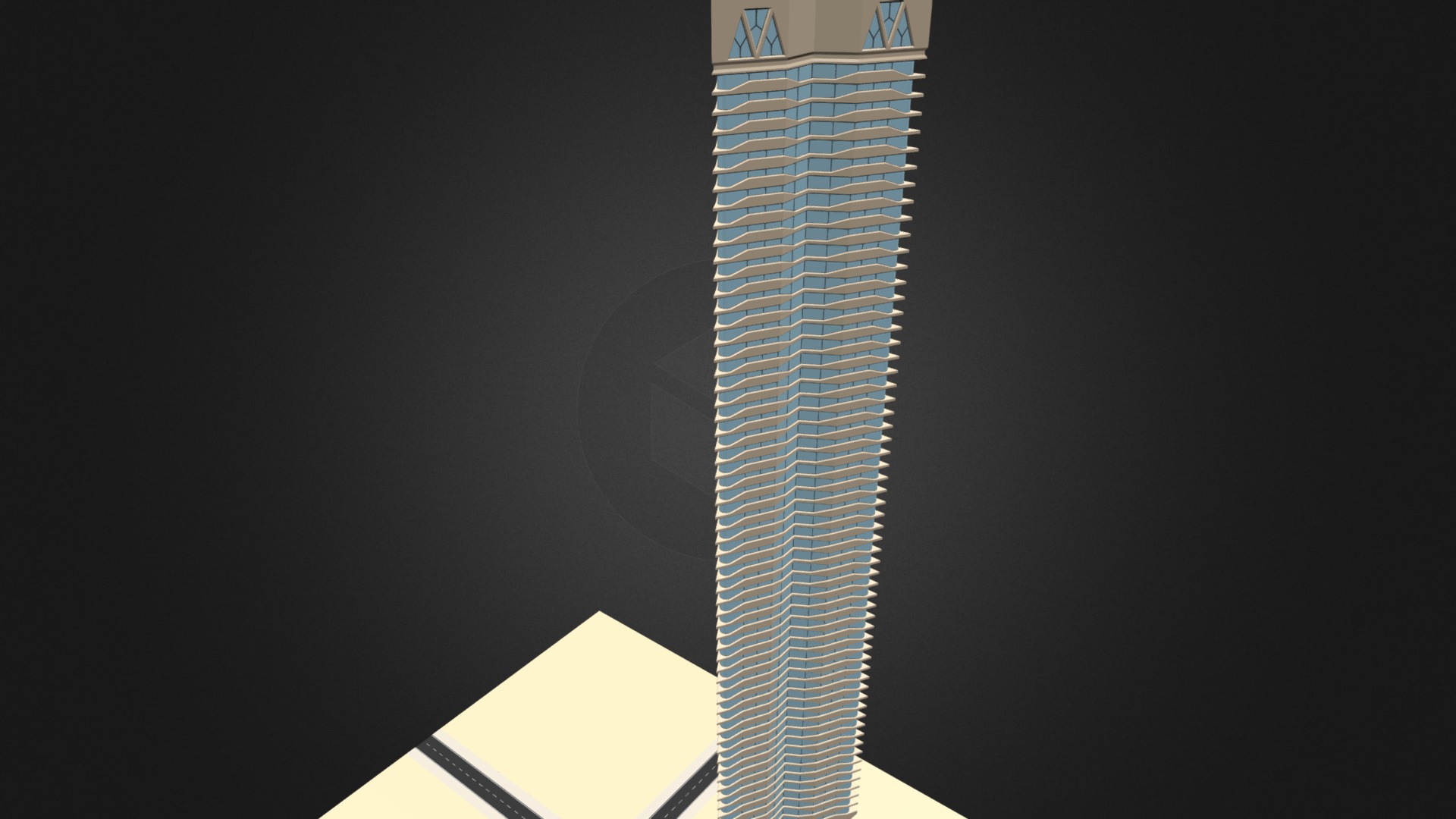 Sci Fi Scraper 1 - 3D model by roger bootsma (@rogerbootsma) [04a5dd9 ...