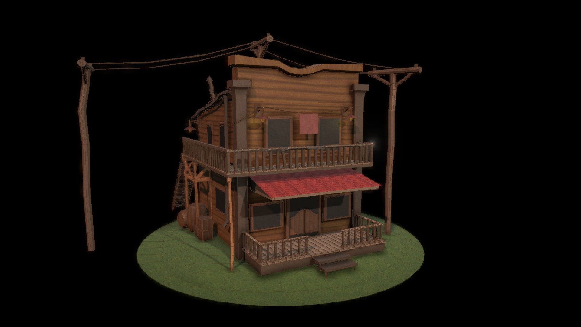 Saloon - 3D model by numpadn [04a6888] - Sketchfab