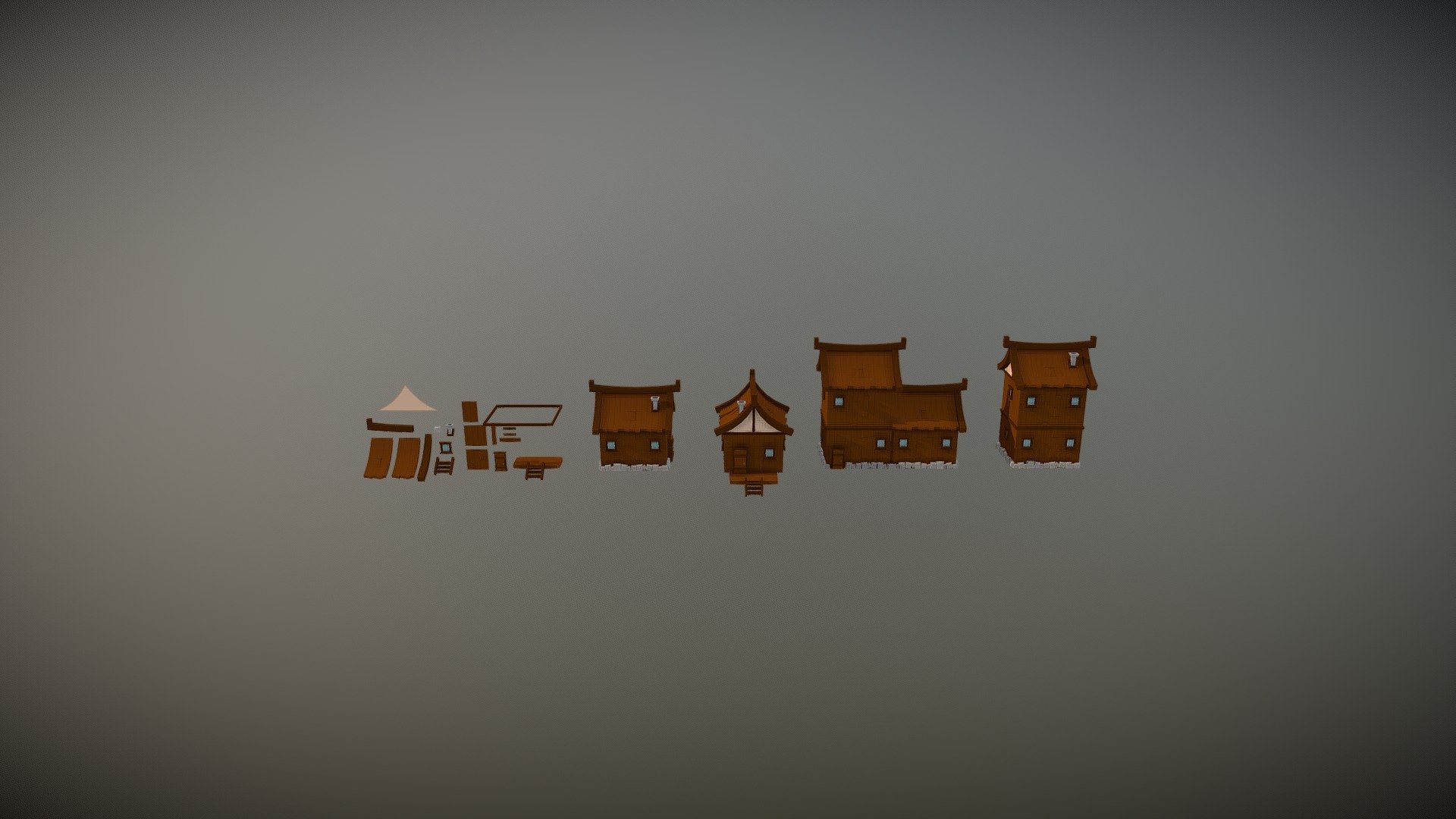 Fishermans Village Modules - 3D model by Tashwani [04a69d3] - Sketchfab