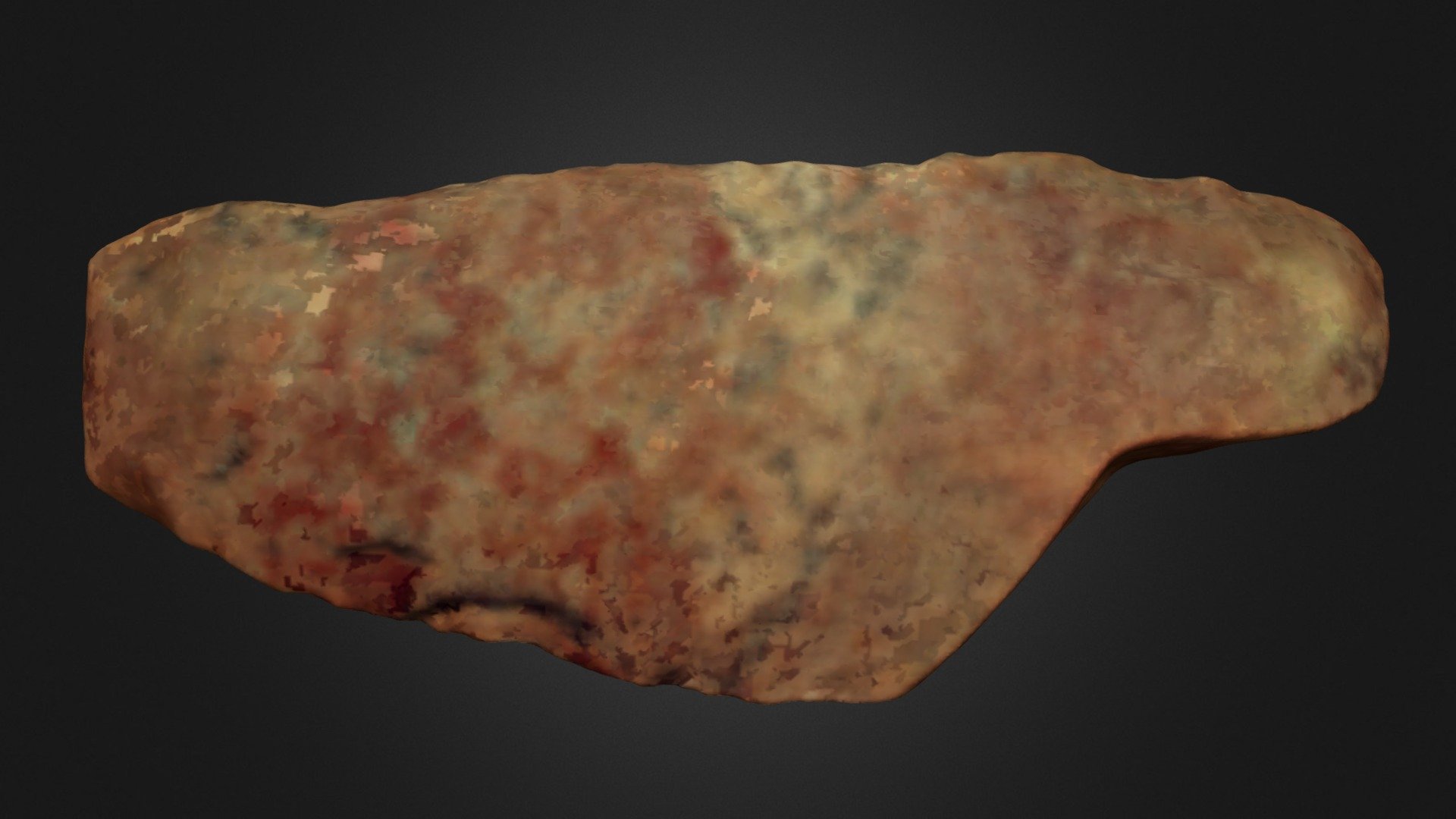 ElMj-35 Lanceolate Projectile Point Base - 3D model by ...