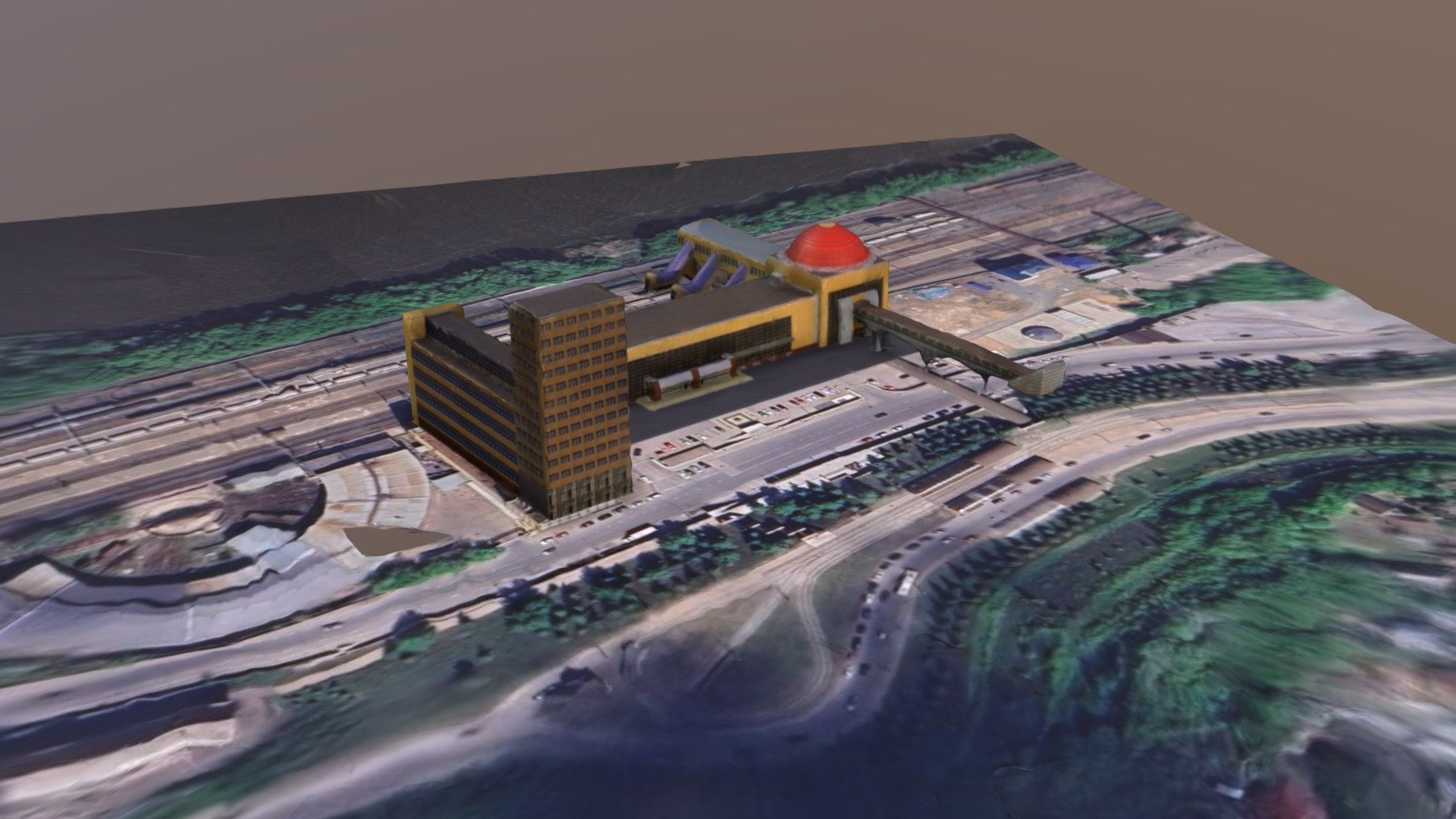 Ж/Д Вокзал Уфа | Ufa Train Station - Download Free 3D model by kovsh ...