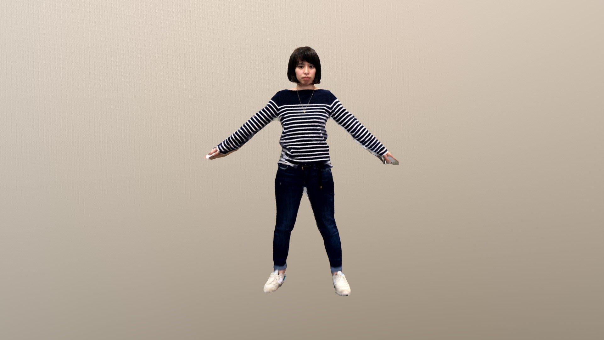 Full body A Pose - 3D model by nextsystem [04aa21c] - Sketchfab