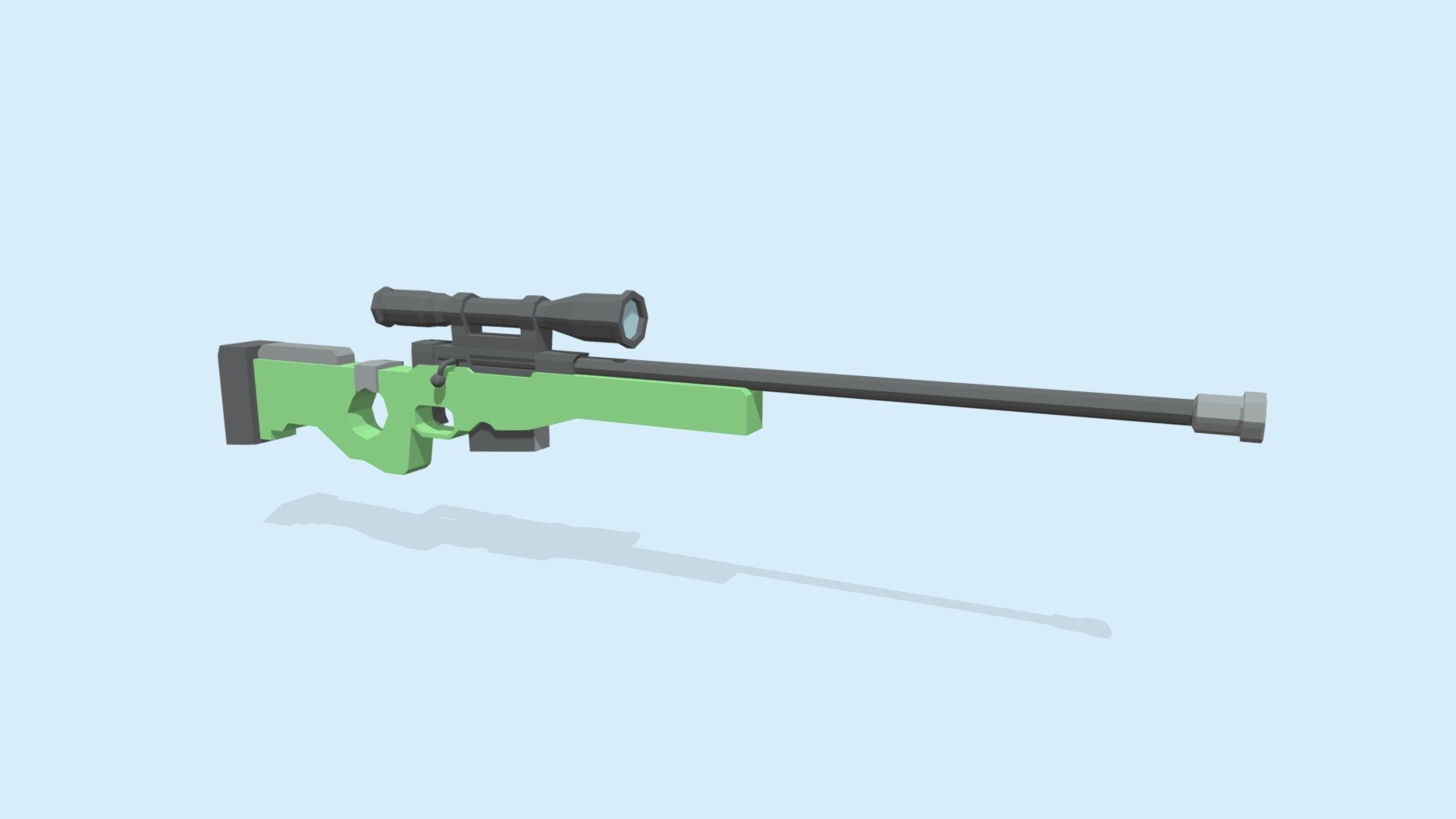 AWM (3D LowPoly) - 3D model by ilmiPS (@yazidilmi343) [04aa536] - Sketchfab