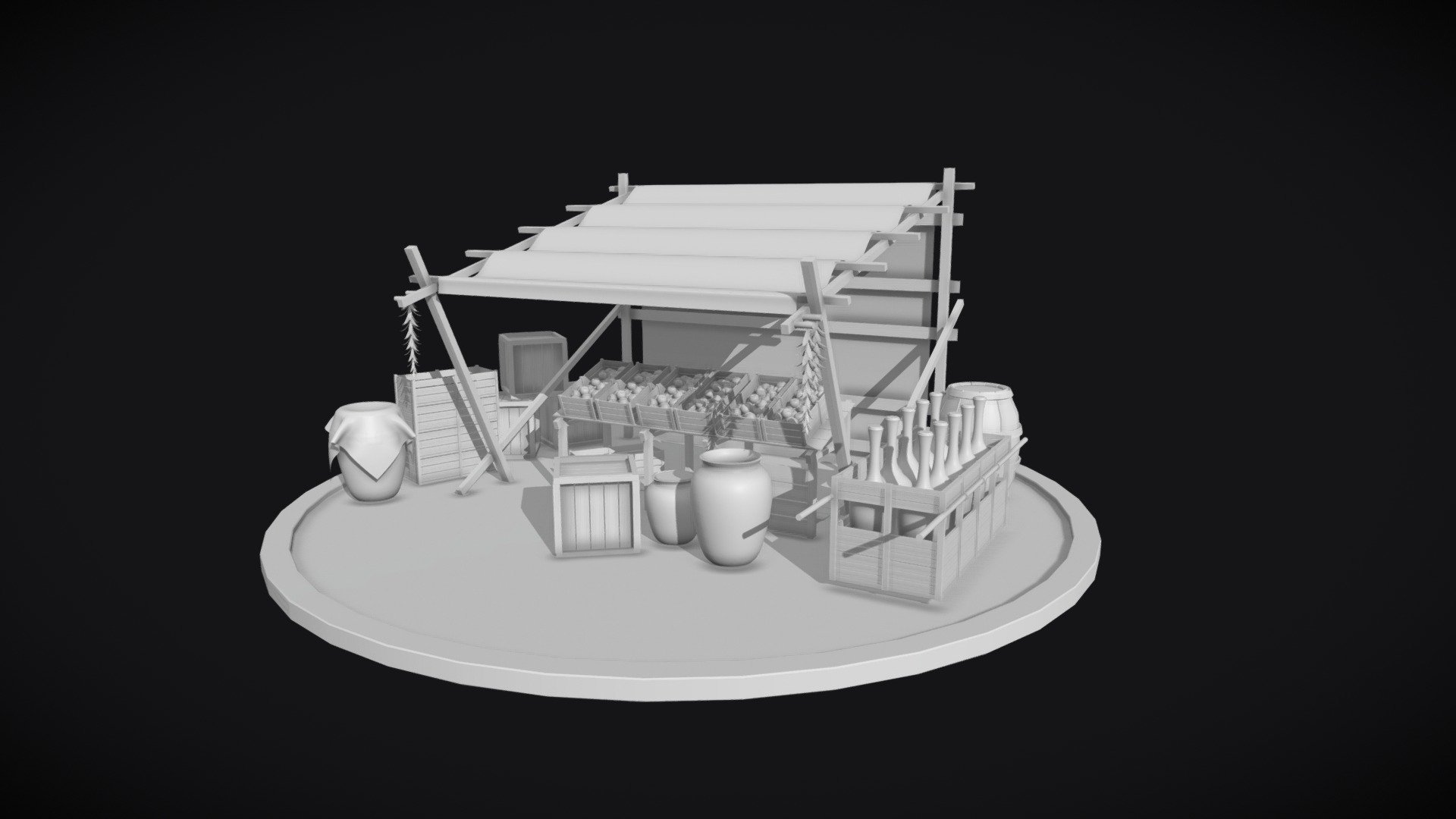 Stragan - 3D model by MJurczyk [04ac211] - Sketchfab