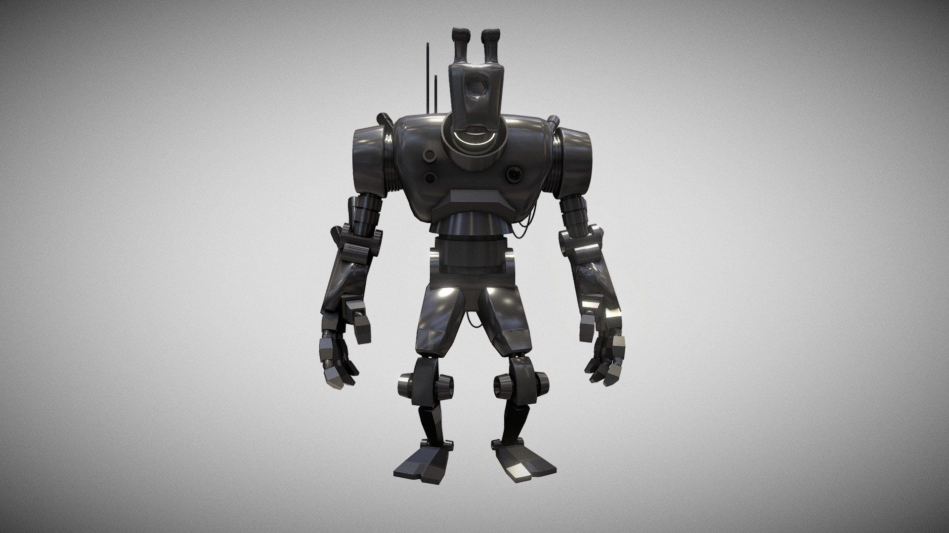 Lost Robot - 3D model by Yousof Hajizeinali (@Yousof_hz) [04ac3a9 ...