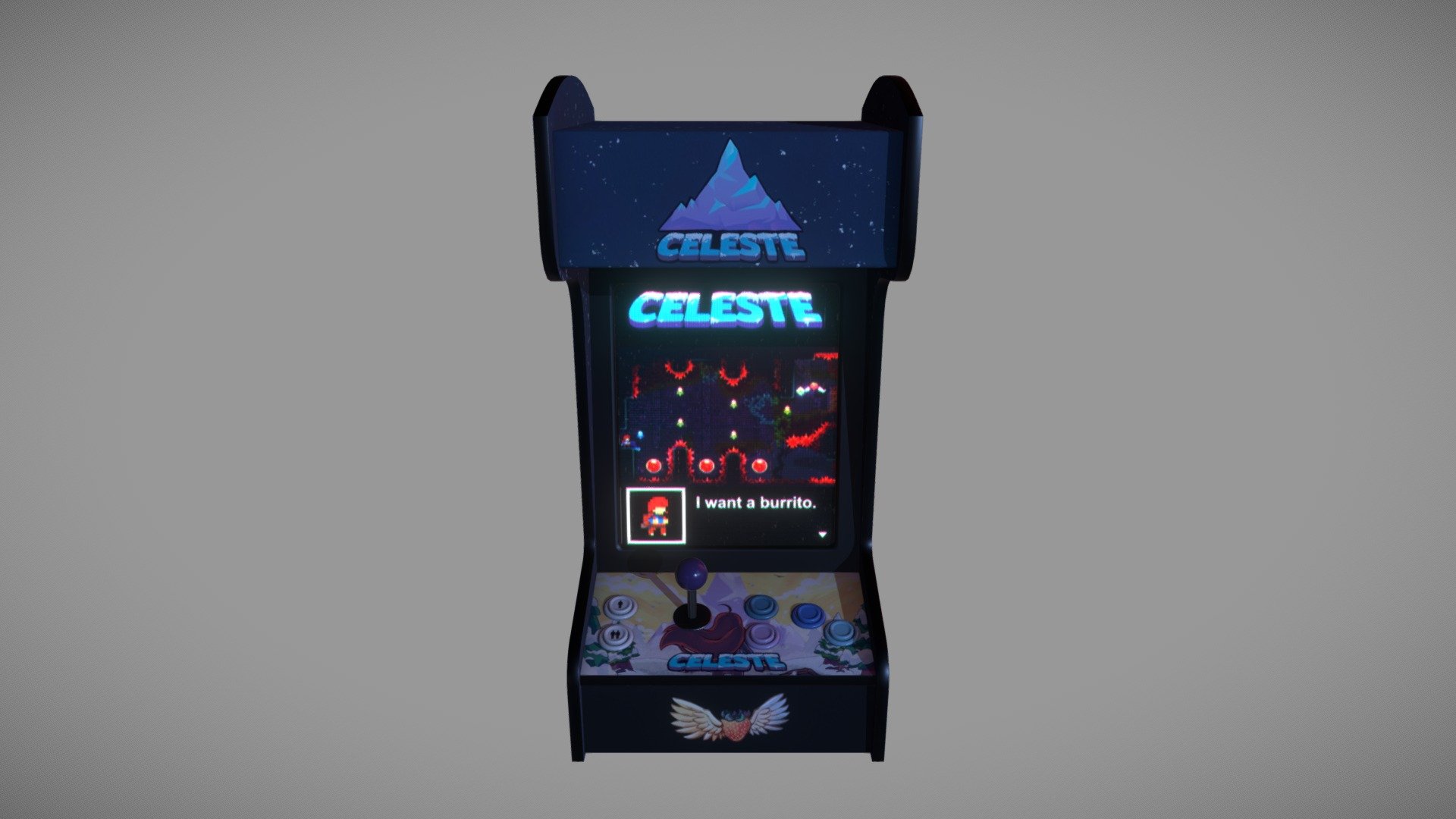 Doc and Pies home arcade Celeste Fanart - 3D model by FerranOcana ...