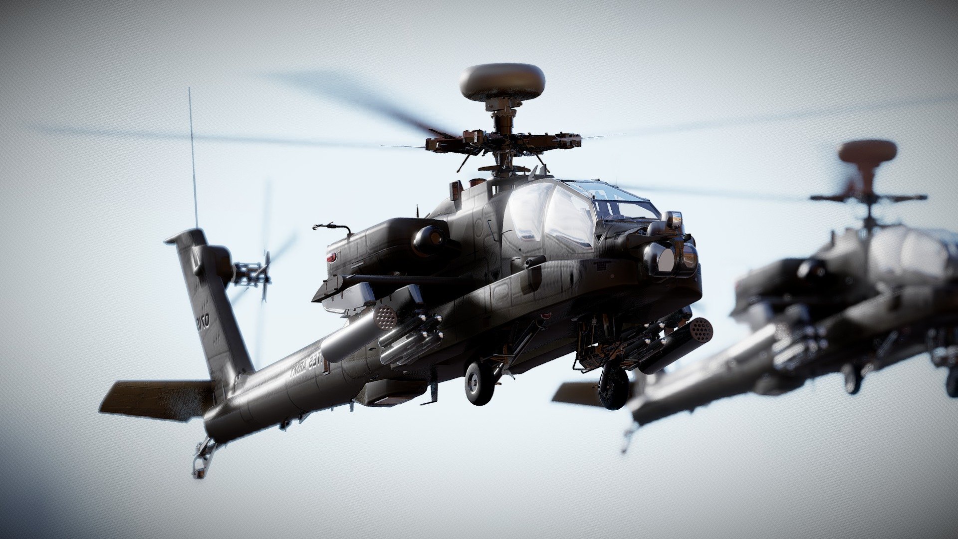 AH-64 suqad flight - 3D model by valde [04ac8ed] - Sketchfab