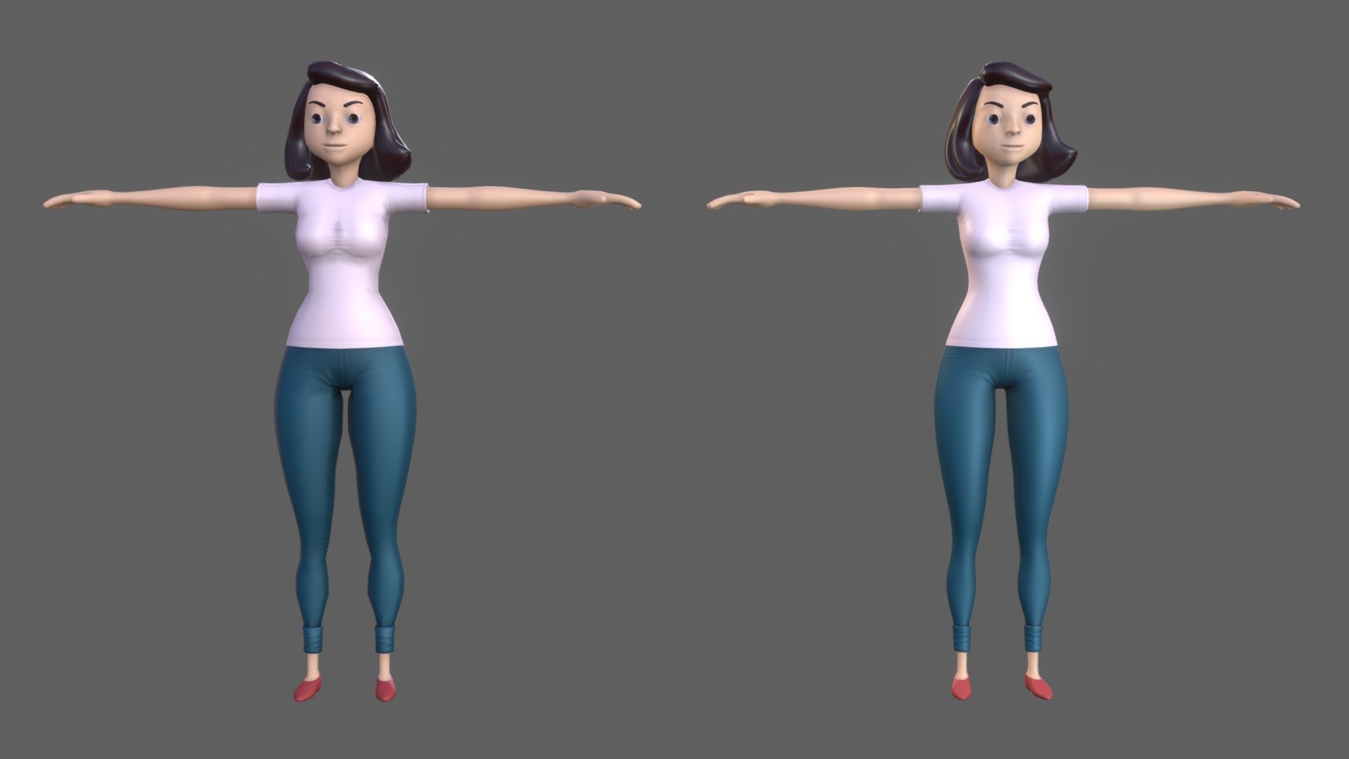 Girlfriend - Buy Royalty Free 3D model by forti [04ae4ed] - Sketchfab Store