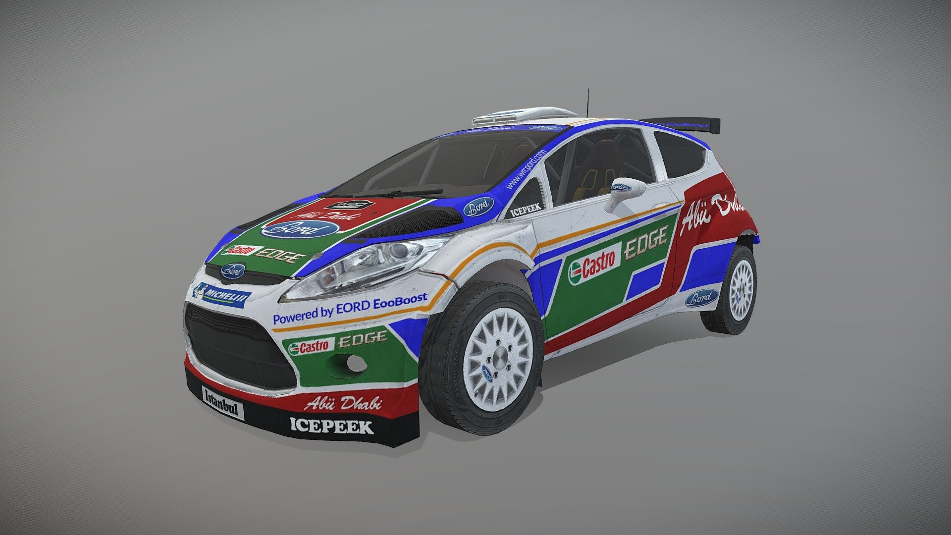Rally Car - 3D model by e6model [04af9e7] - Sketchfab