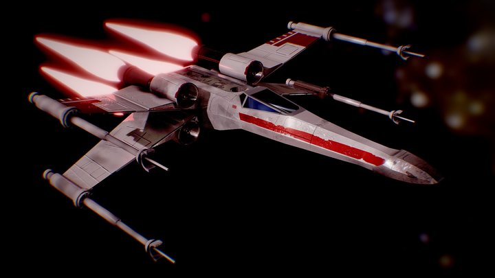 Xwing-spaceship-sci-fi 3D models - Sketchfab