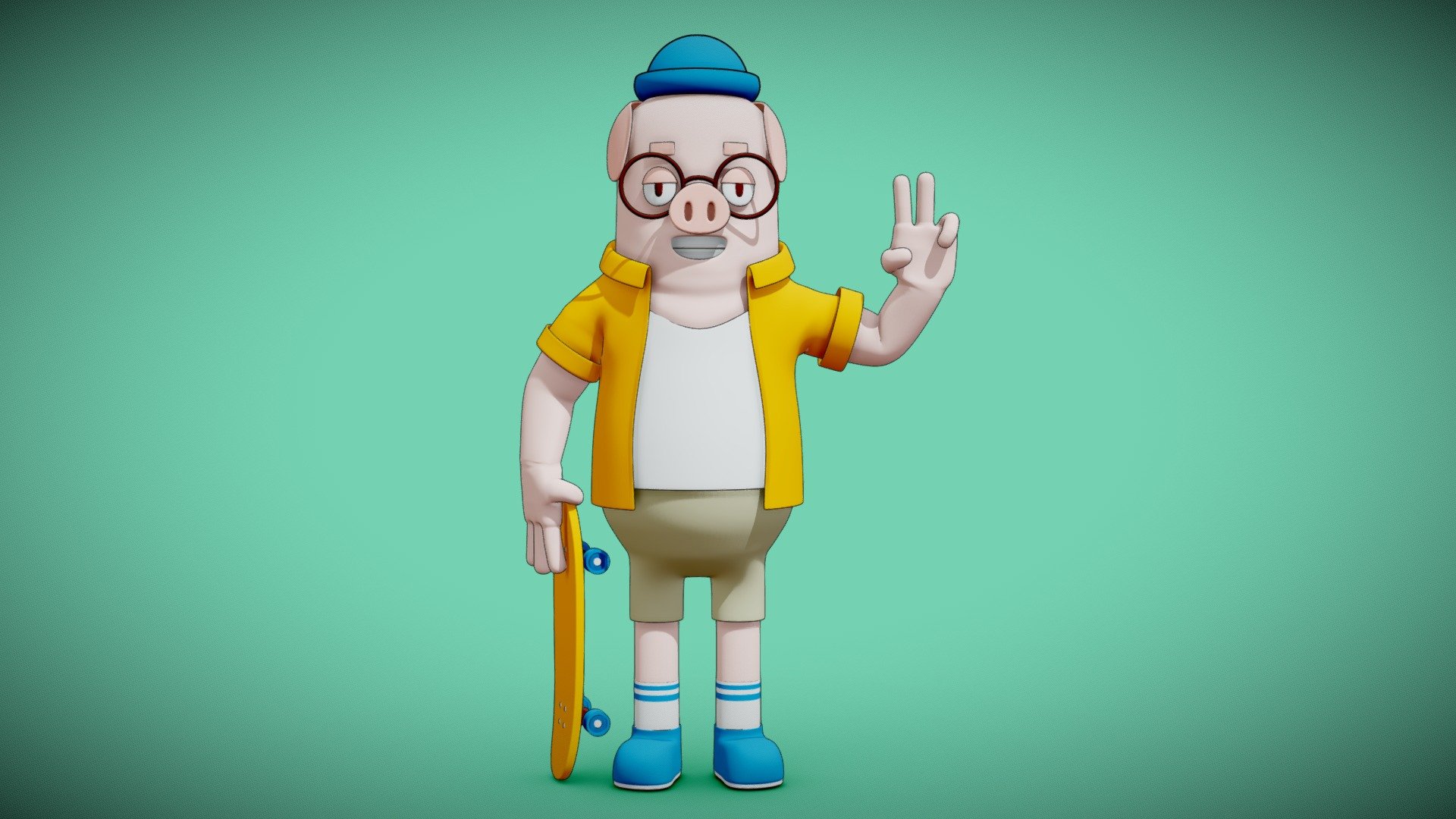 Mr Piggy - 3D model by redchristian [04b044e] - Sketchfab