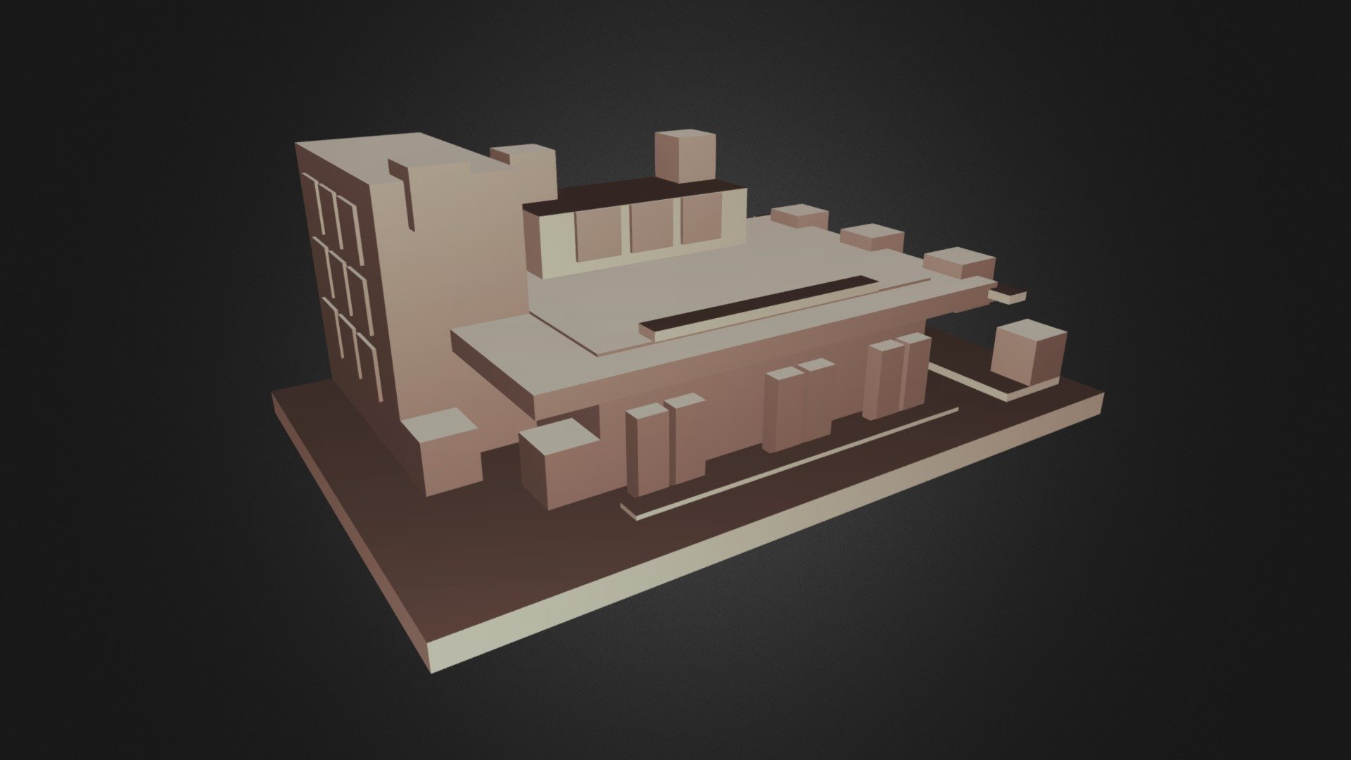 Cube Station - 3D model by minesk [04b0adf] - Sketchfab