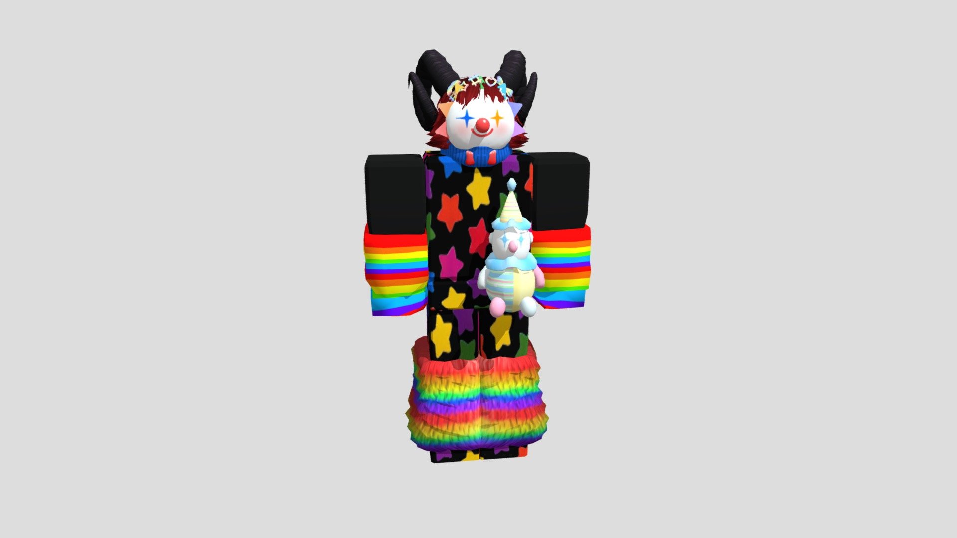 Silly clown happy - Download Free 3D model by Kumalala44 [04b1602 ...