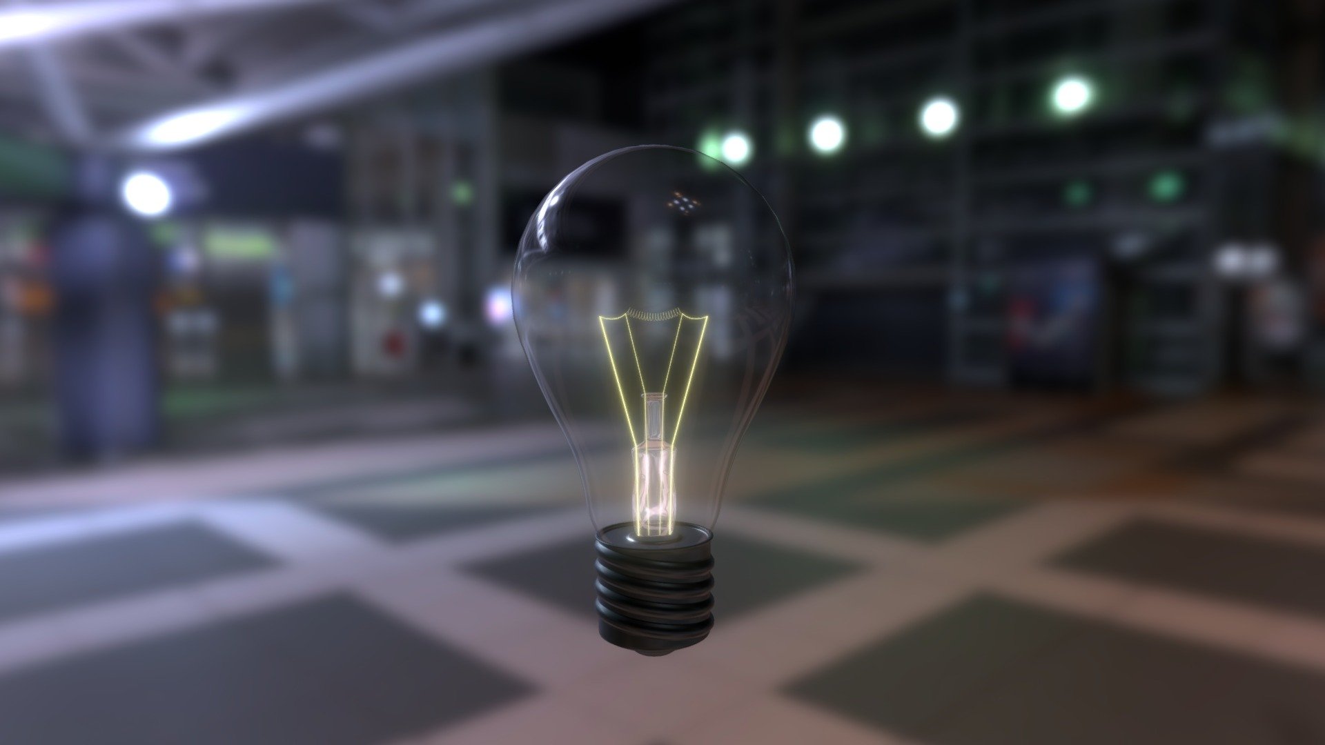 light bulb - 3D model by kyubasunnymoon [04b1f31] - Sketchfab
