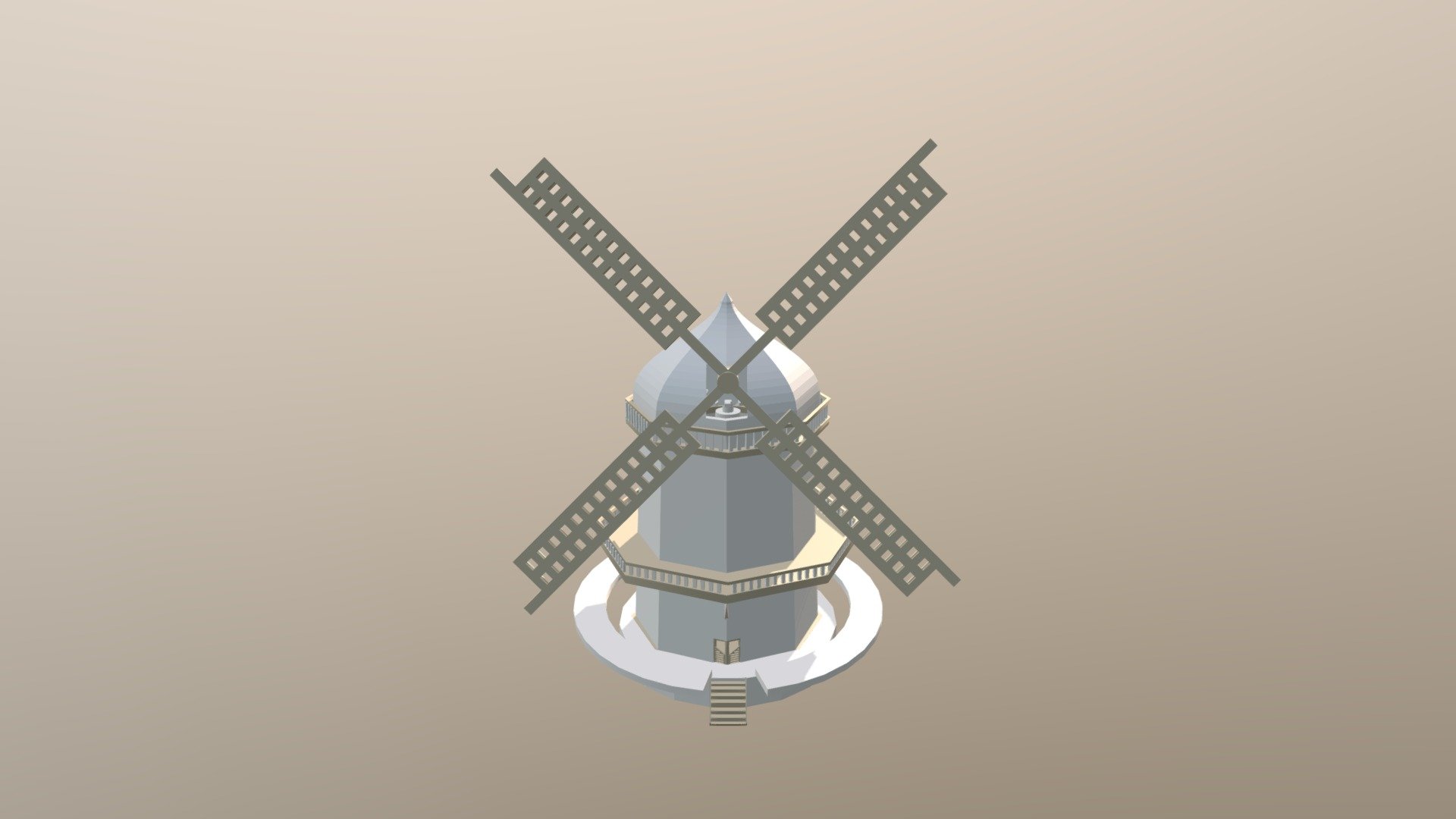 windmill - 3D model by Oreosotasty [04b2824] - Sketchfab