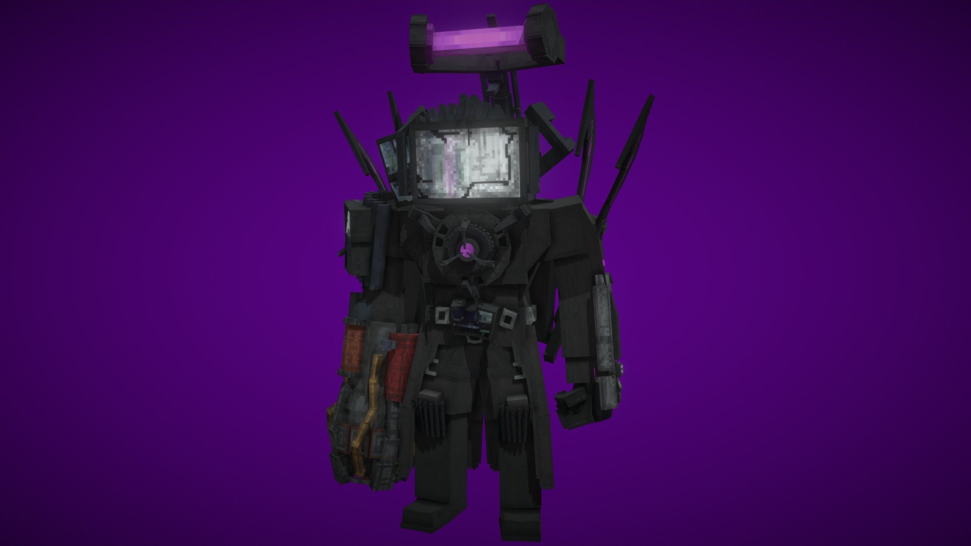 Injured Shockwave Cannon Titan TvMan - Download Free 3D model by Mr ...