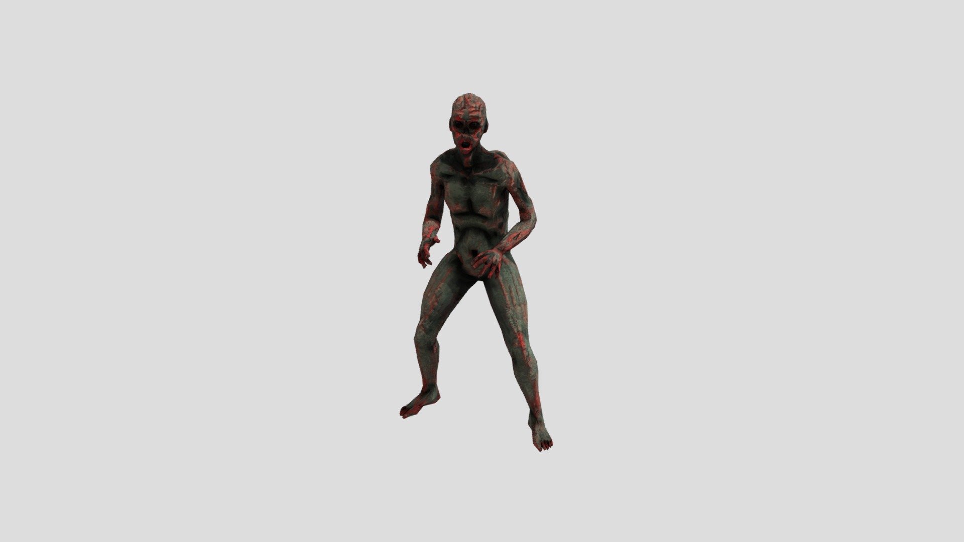 Zombie Biting - 3D model by jesamabin [04b3782] - Sketchfab