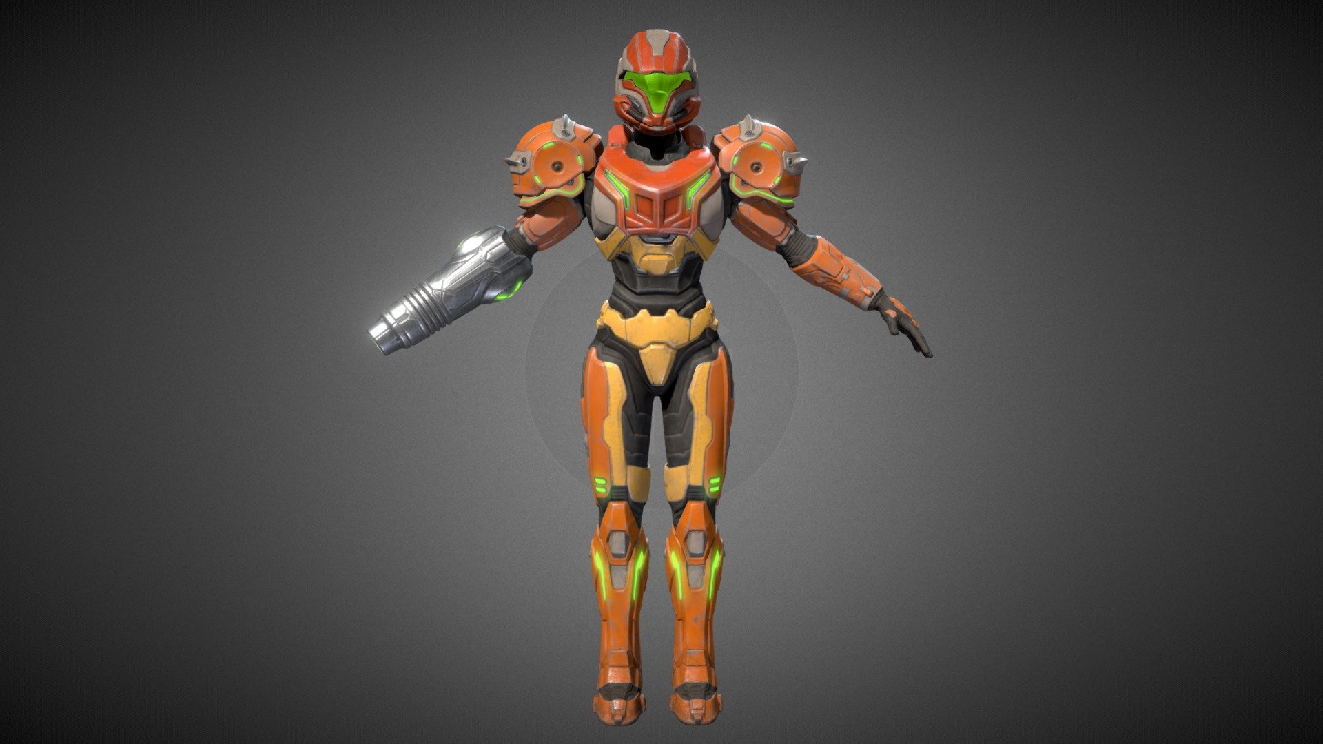 Spartan Samus A-pose - Buy Royalty Free 3D model by shaneroberson ...