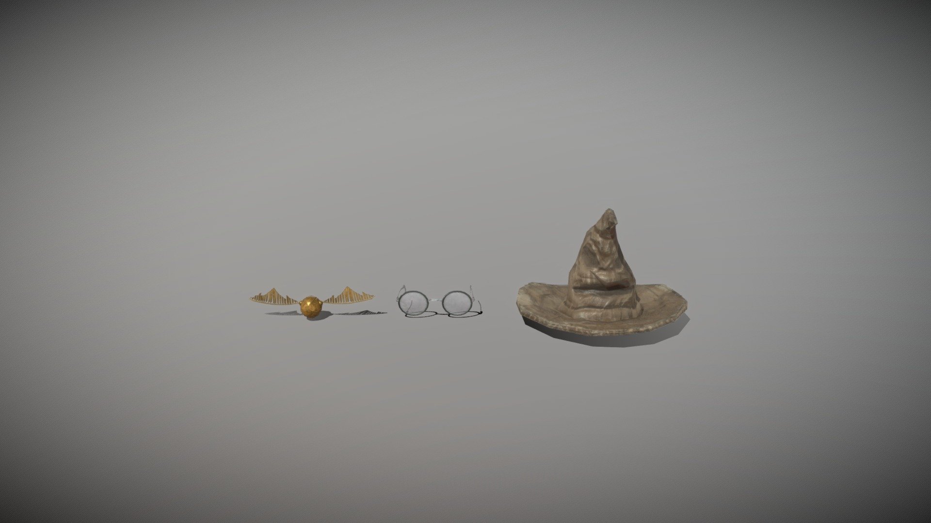 Harry Potter Props For Games - 3D model by MarcPalazon [04b3924 ...