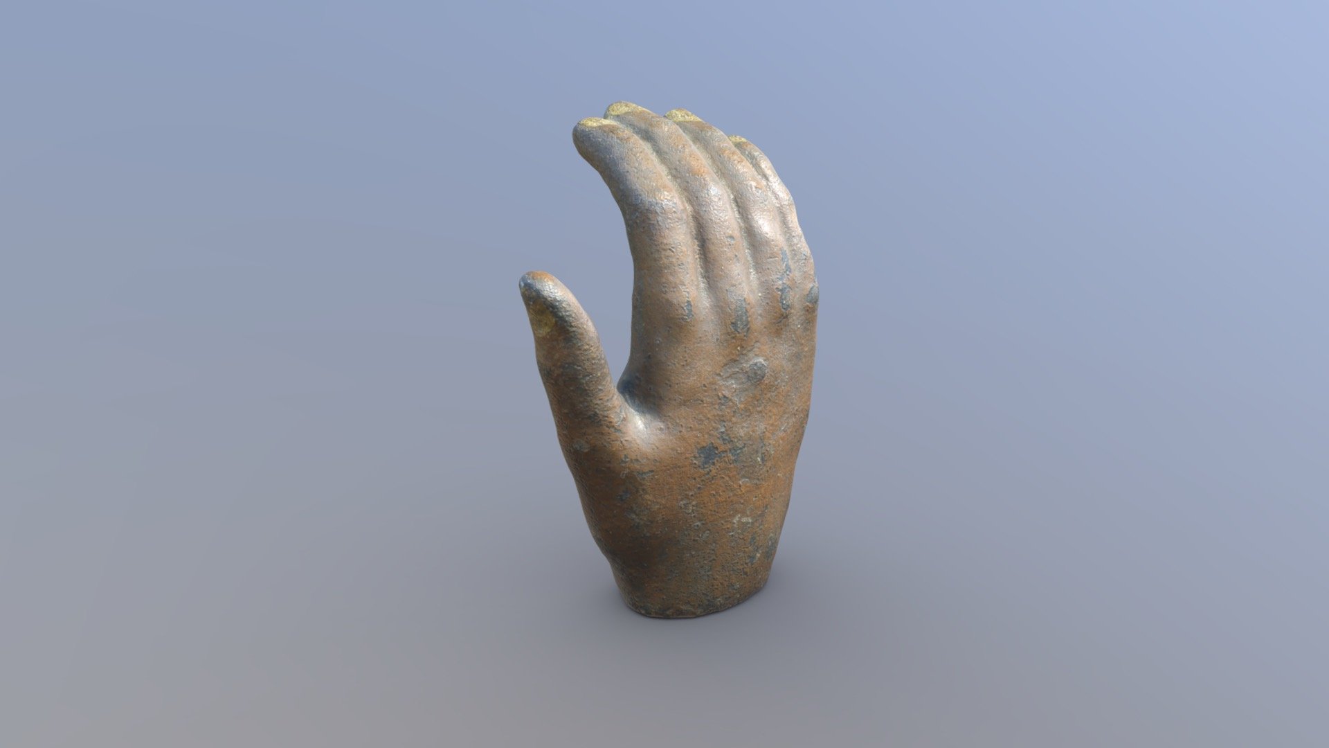 Metallic hand - 3D model by penleehousegallery [04b3a76] - Sketchfab