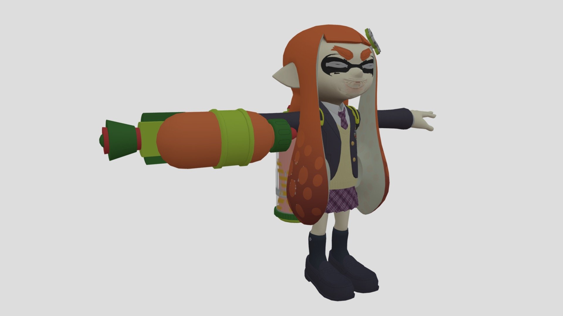 Super Smash Bros Ultimate - Inkling - Download Free 3D model by SMF ...