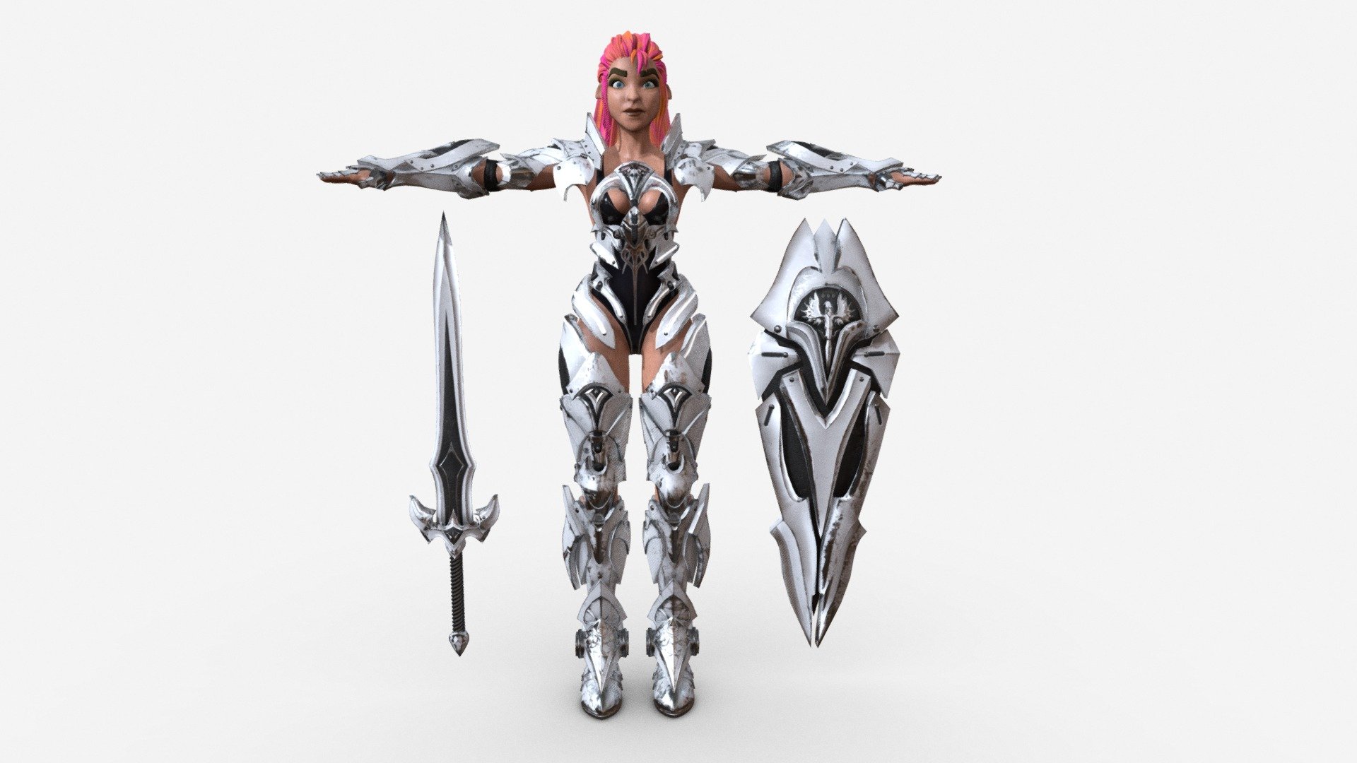 VictoryKnight - 3D model by svyART [04b4812] - Sketchfab