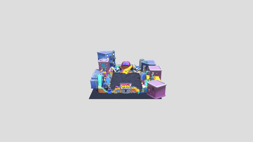 Brawl stars maps - A 3D model collection by Илья Тимшин (@timshinilia1 ...