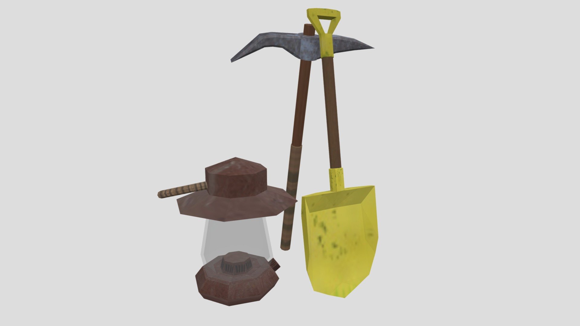 Miners Tools - 3D model by caleb11694 [04b60c7] - Sketchfab