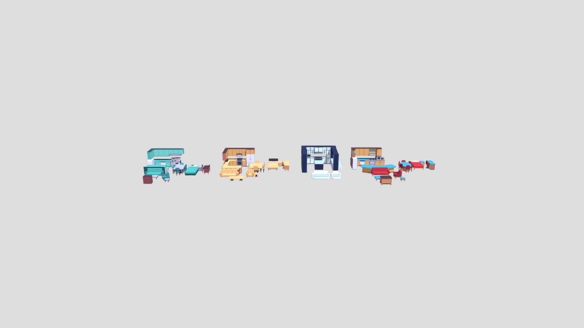 ban ghe go oc cho - Download Free 3D model by Thiết kế Thi Công Nội ...