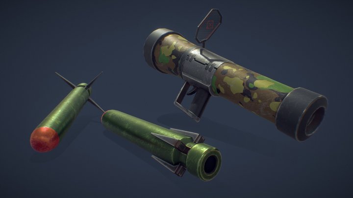 Bazooka 3D models - Sketchfab