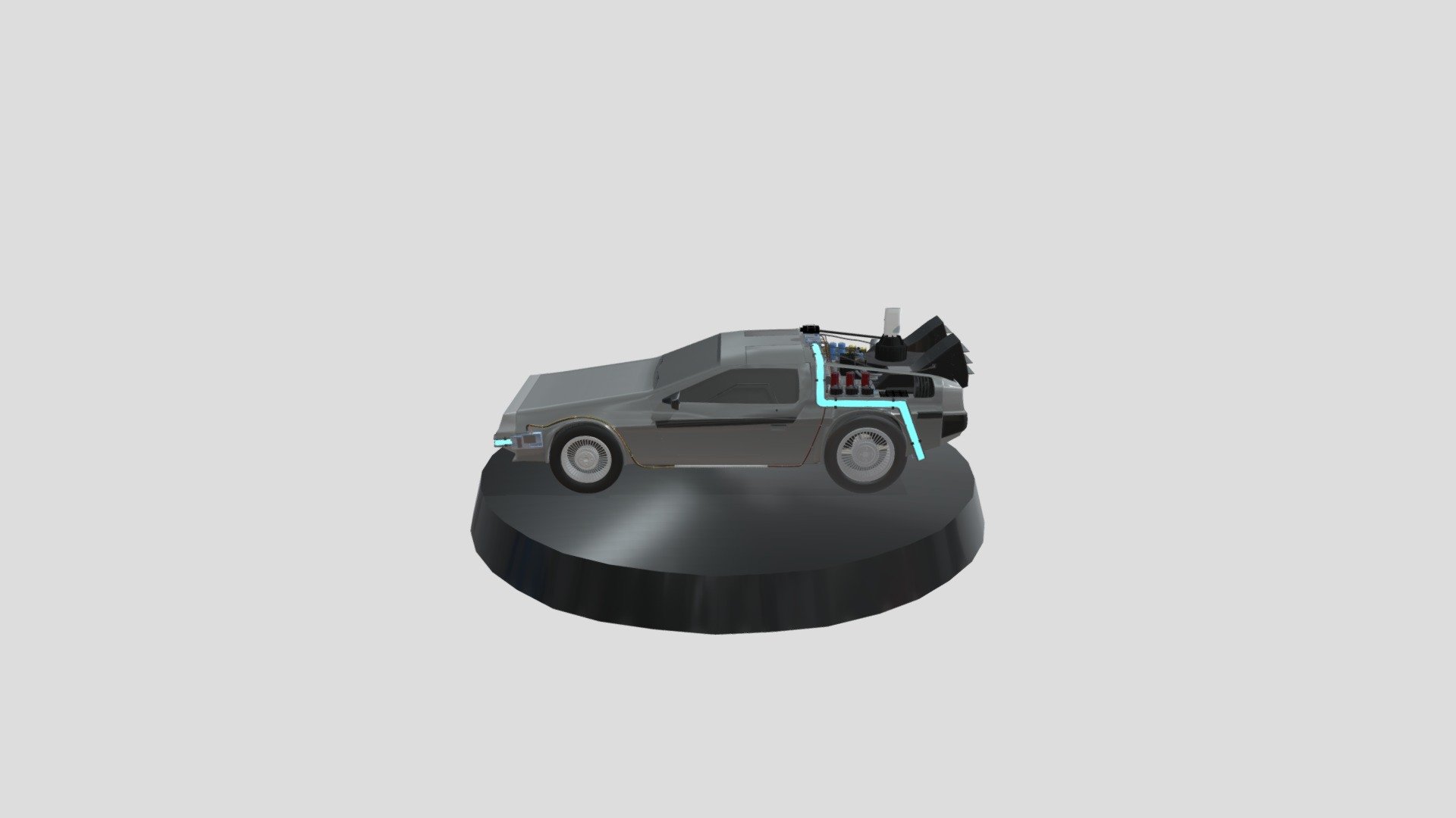 DeLorean - Time machine | Back To The Future 2 - 3D model by David ...