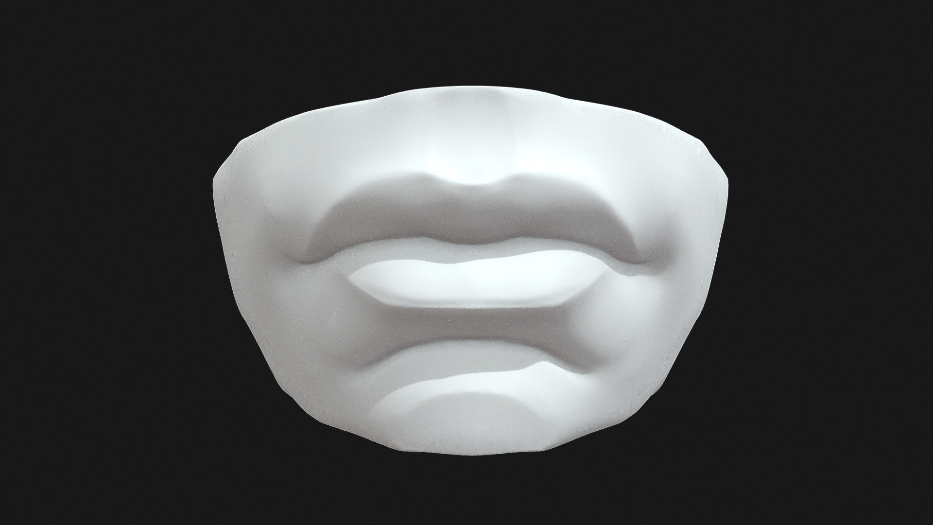 Human Mouth Sculpt Practice - 3D model by Guilherme Freitas (@brushrush ...