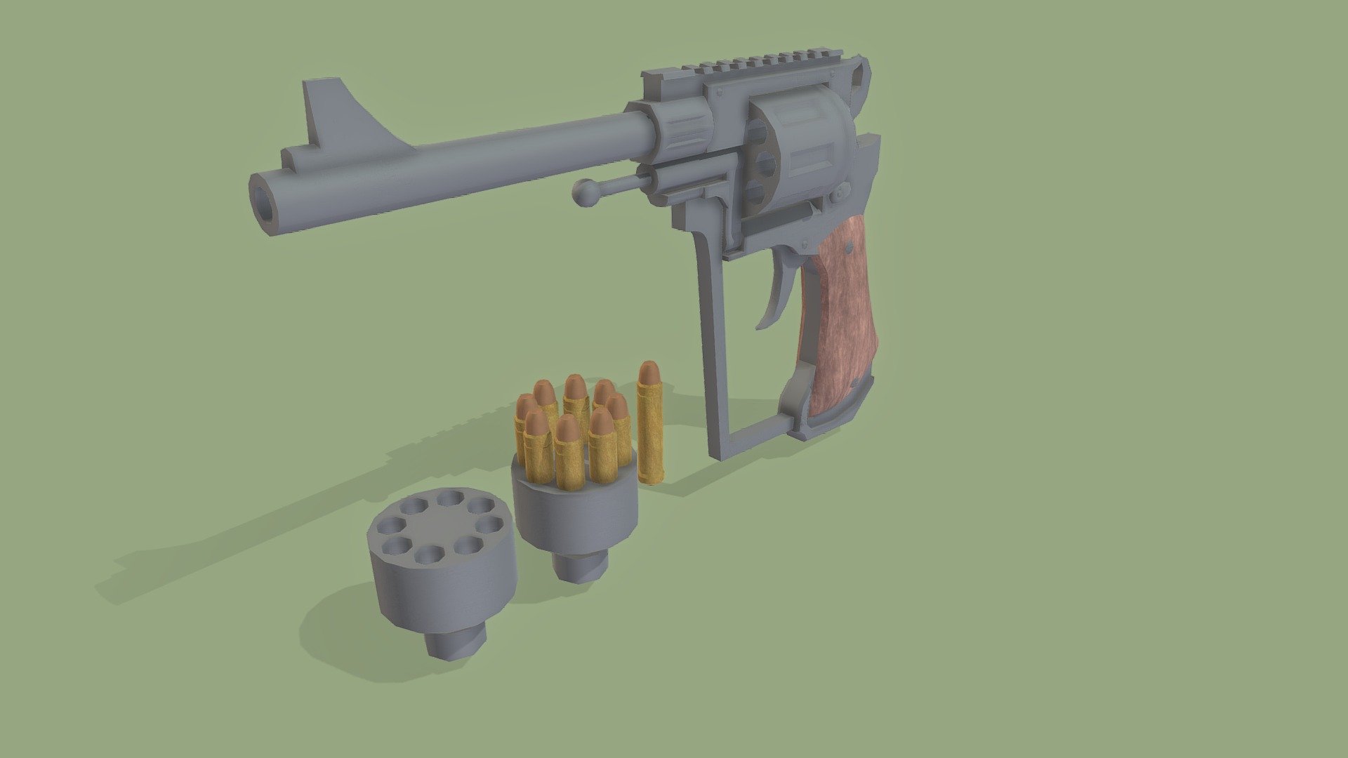 8 Cylinder Revolver - 3D model by JtfK Motion (@JasonTFKan) [04b9036 ...