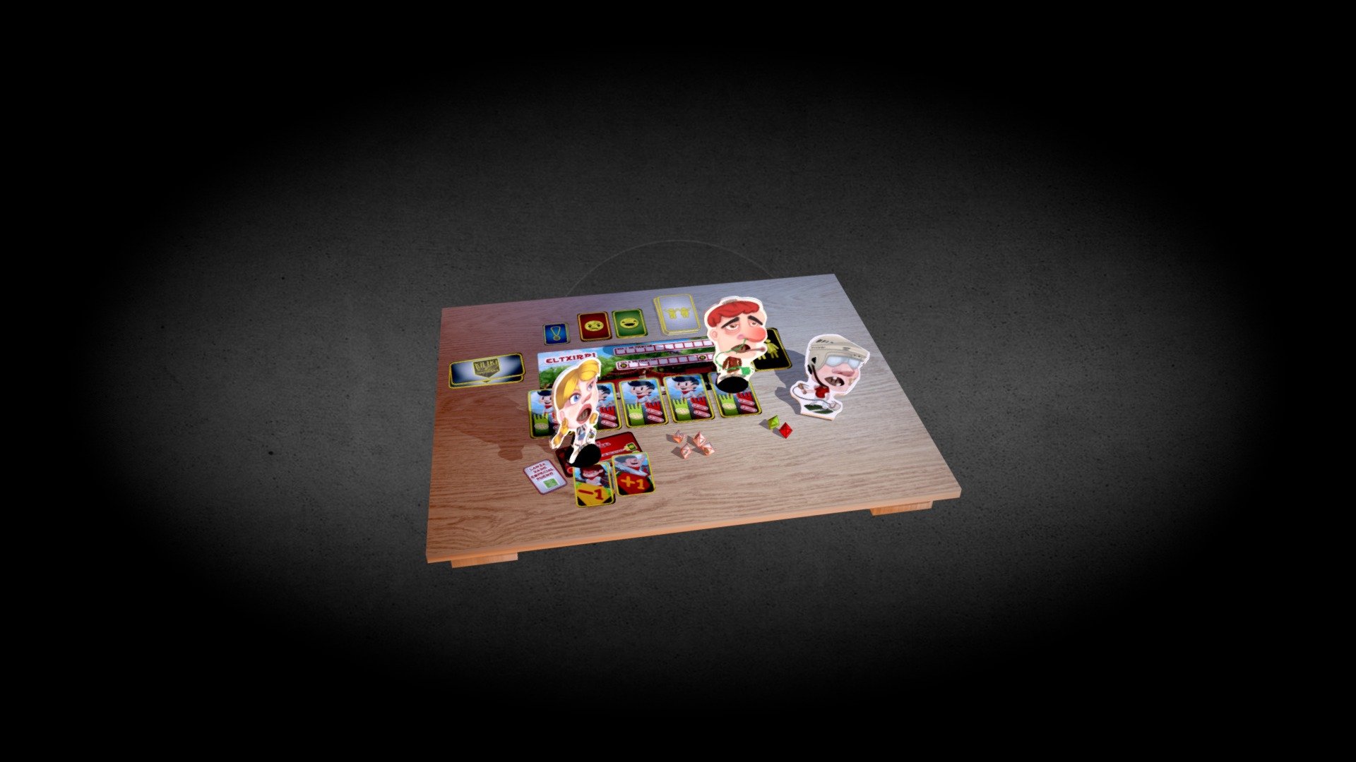 mesa de juego Kiliki komparsa - 3D model by jongaray [04b95e6] - Sketchfab