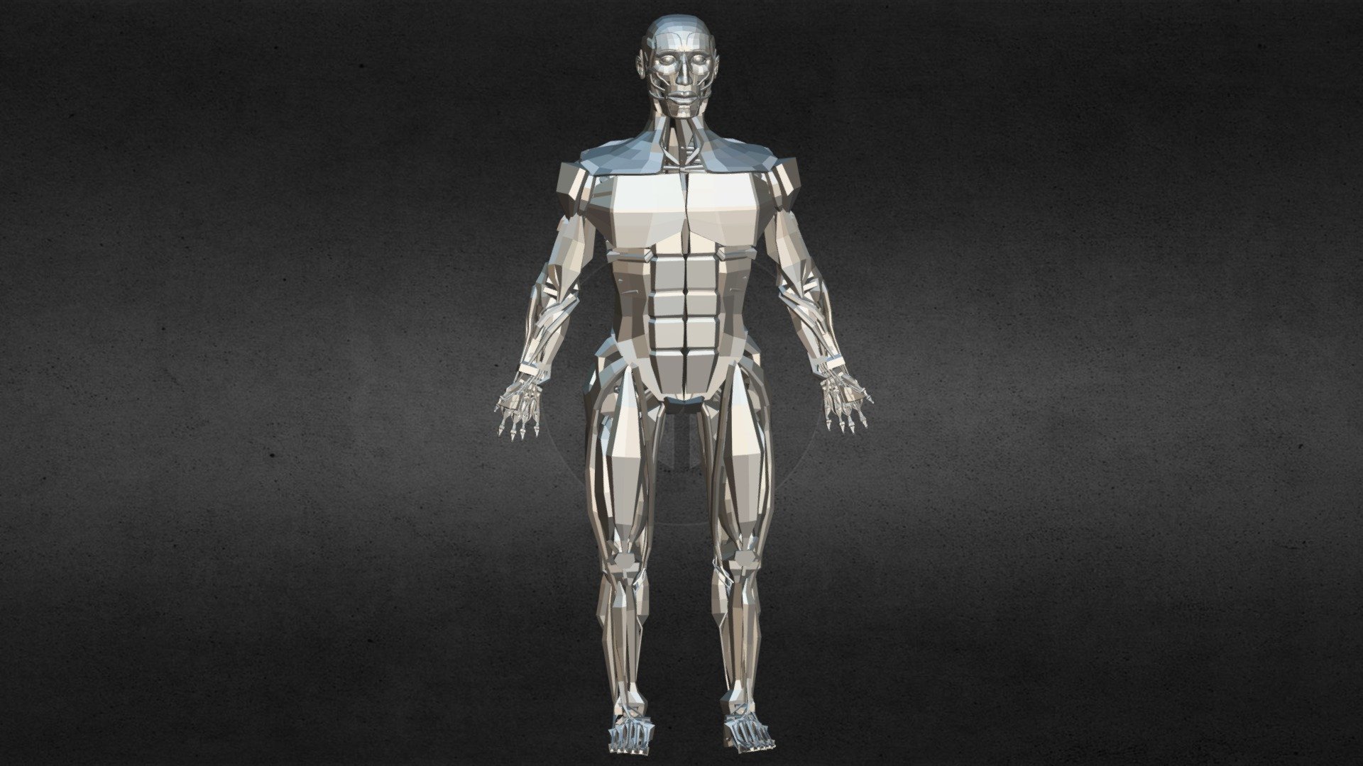 LOW POLY BOX PLANAR HUMAN 13-10-2022 - Download Free 3D model by ...