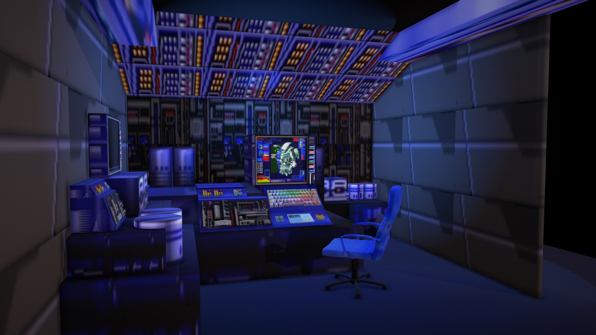 Jordan supercomputer from Snatcher 1988 - Download Free 3D model by ...