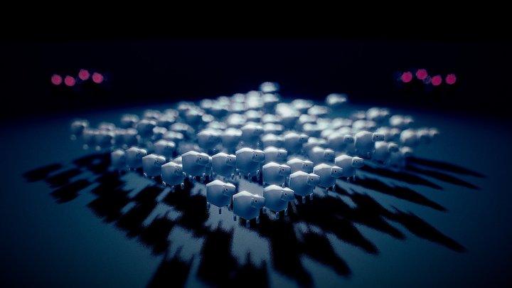 Flocking 3D models - Sketchfab