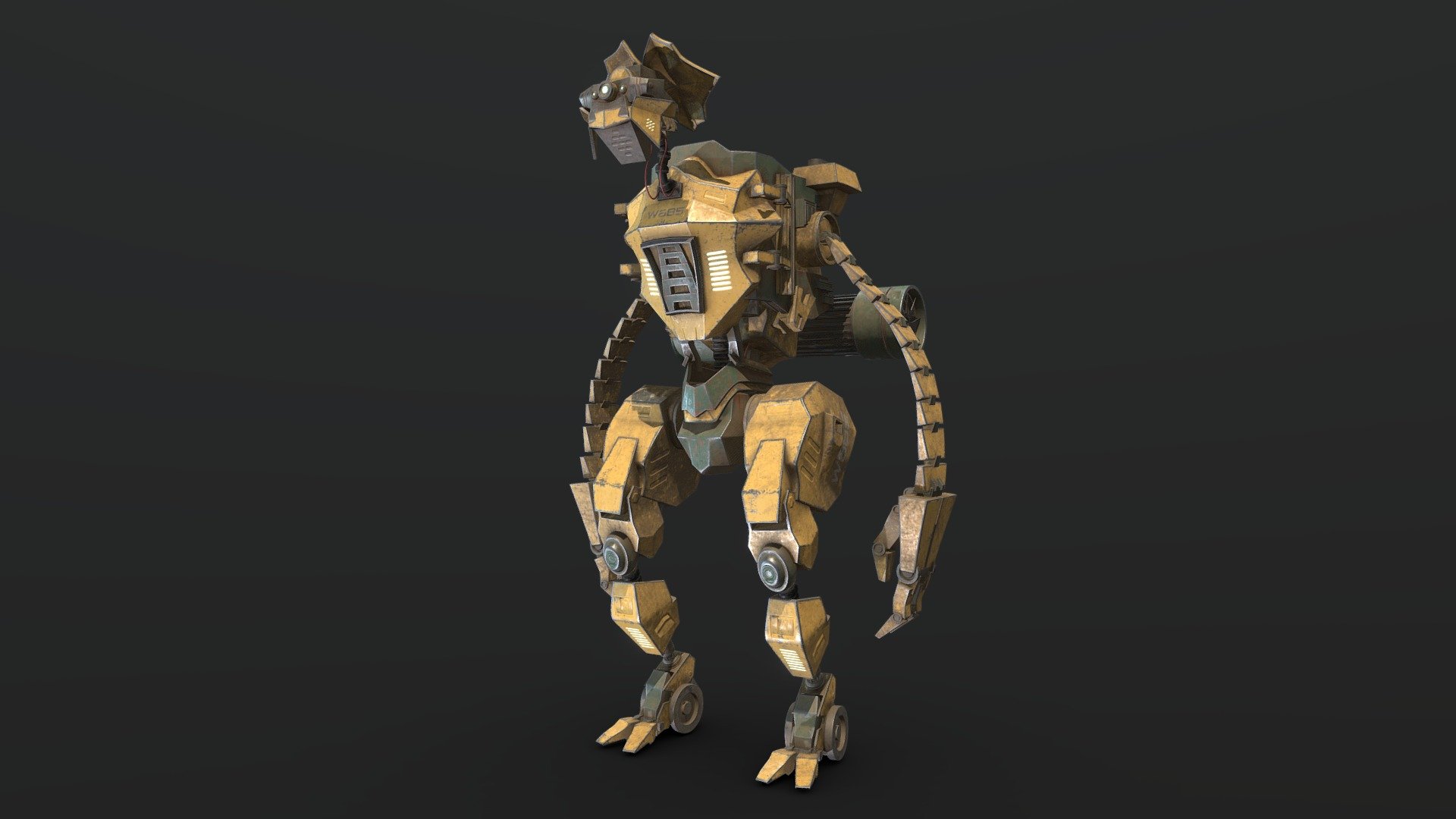 Finished Robot - 3D model by Nomeda Repsaite (@NomedaRepsaite) [04c1224 ...