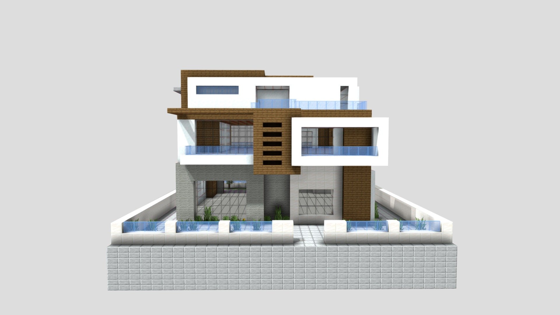 Minecraft Modern House - Download Free 3D model by jar (@jar9th ...