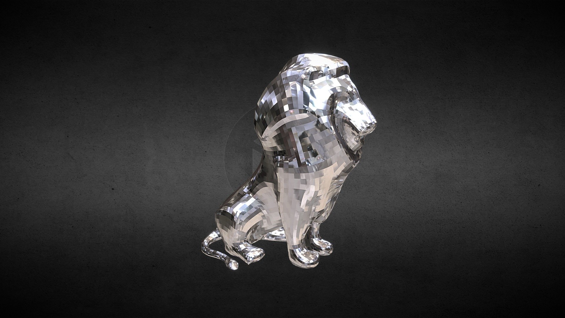 Lion paperweight - Download Free 3D model by 360RSI.com [04c5445 ...