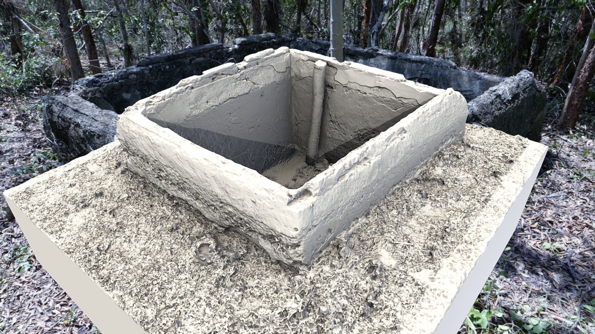 Historic Single Cistern on Russell Key - 3D model by University of ...