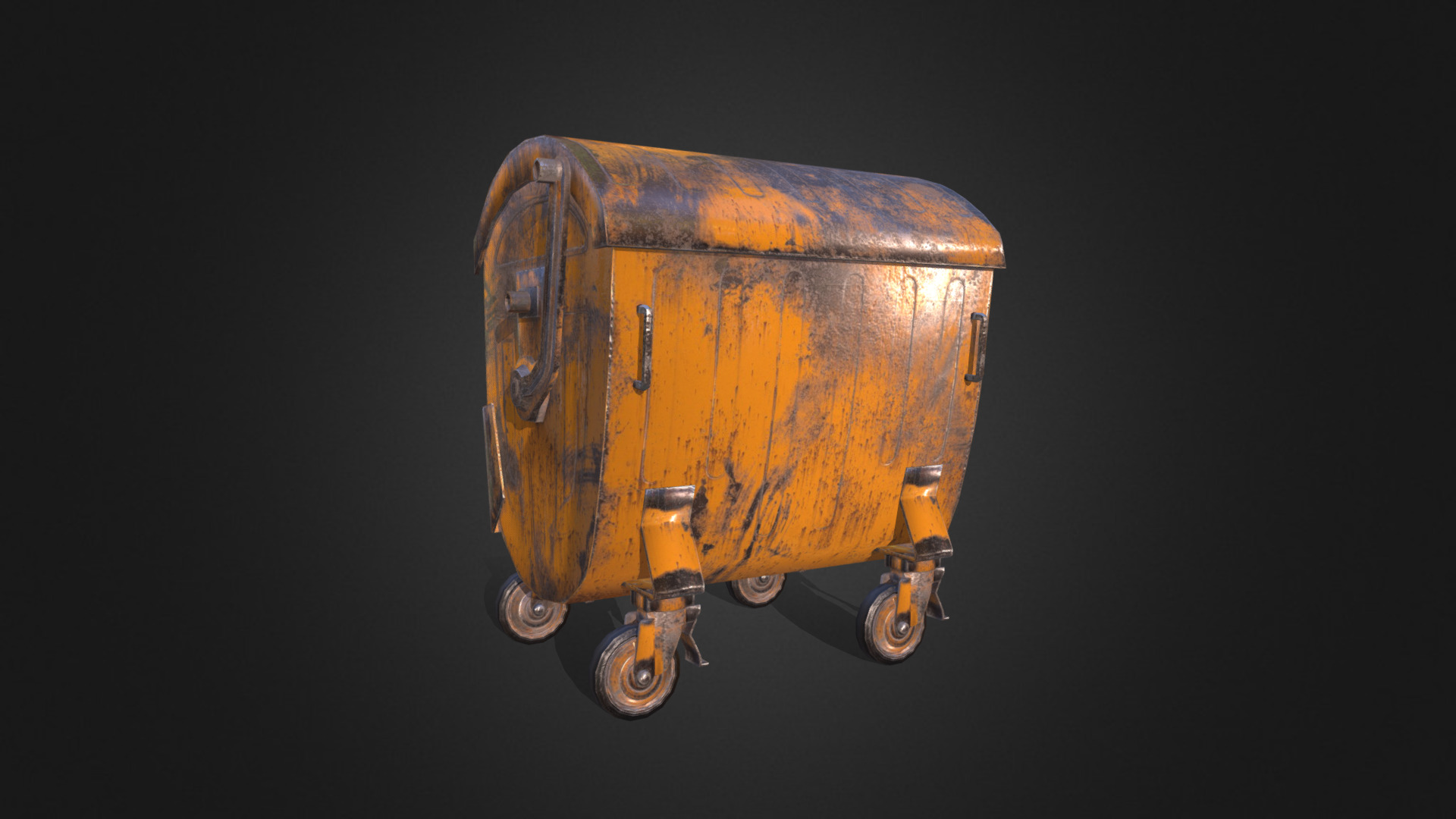 Metal Garbage Container - 3D model by Igor Zukowicz (@gonzobmx ...