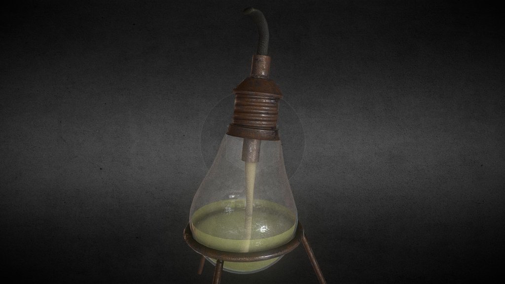 Salvaged lamp - 3D model by Glennosaurus (@ghilby) [04c5b1e] - Sketchfab
