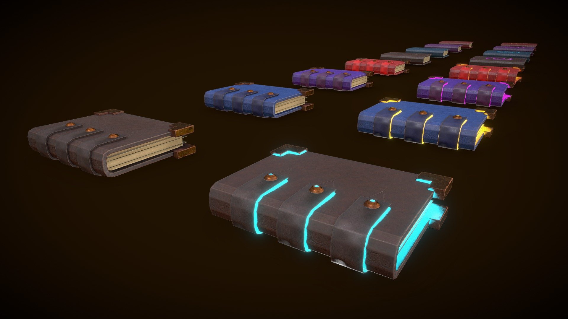Stylized PBR Book Pack - Buy Royalty Free 3D model by Jesus Fernandez ...